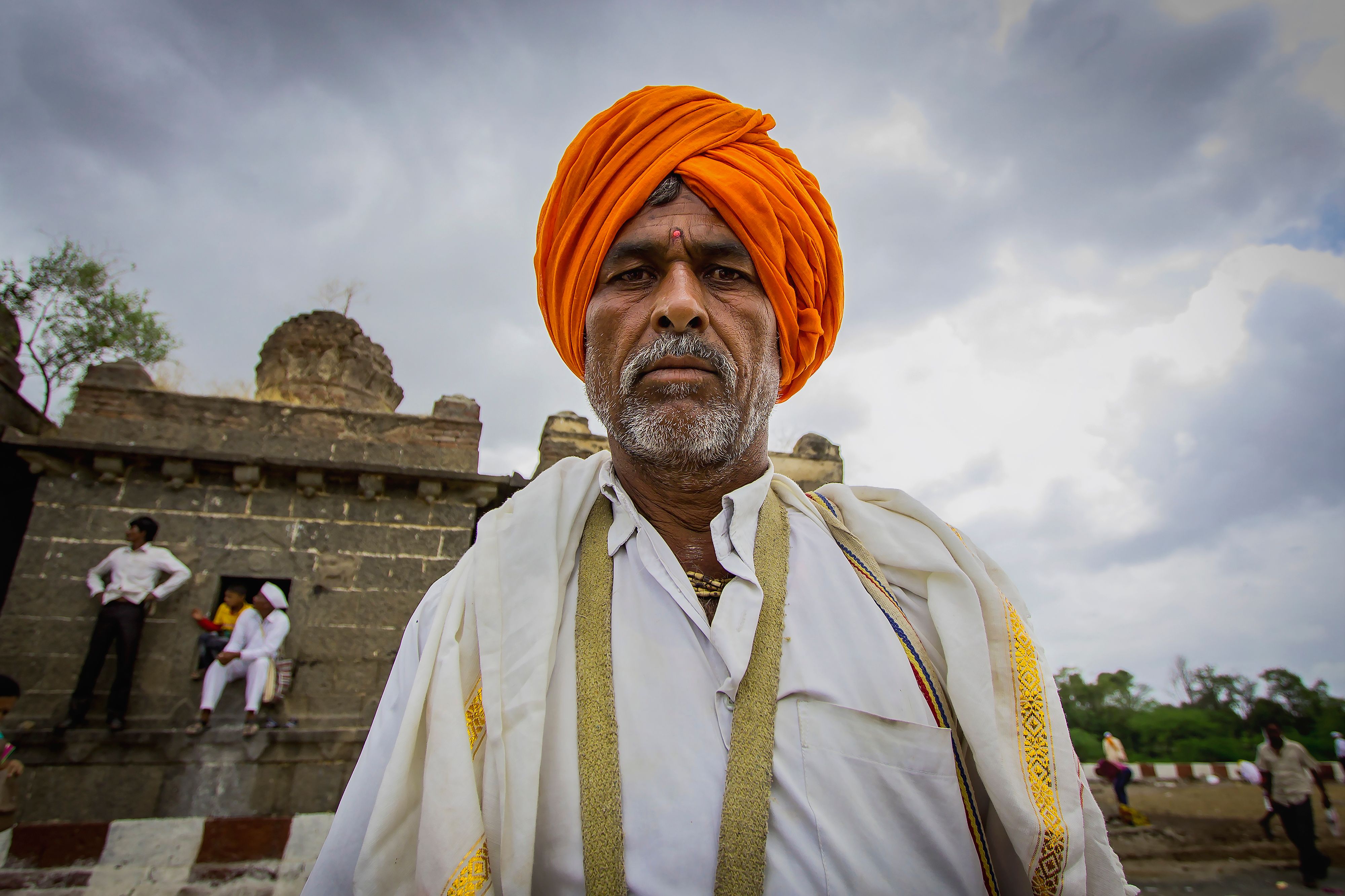 Portrait of Man in Turban and Traditional Clothing · Free Stock Photo