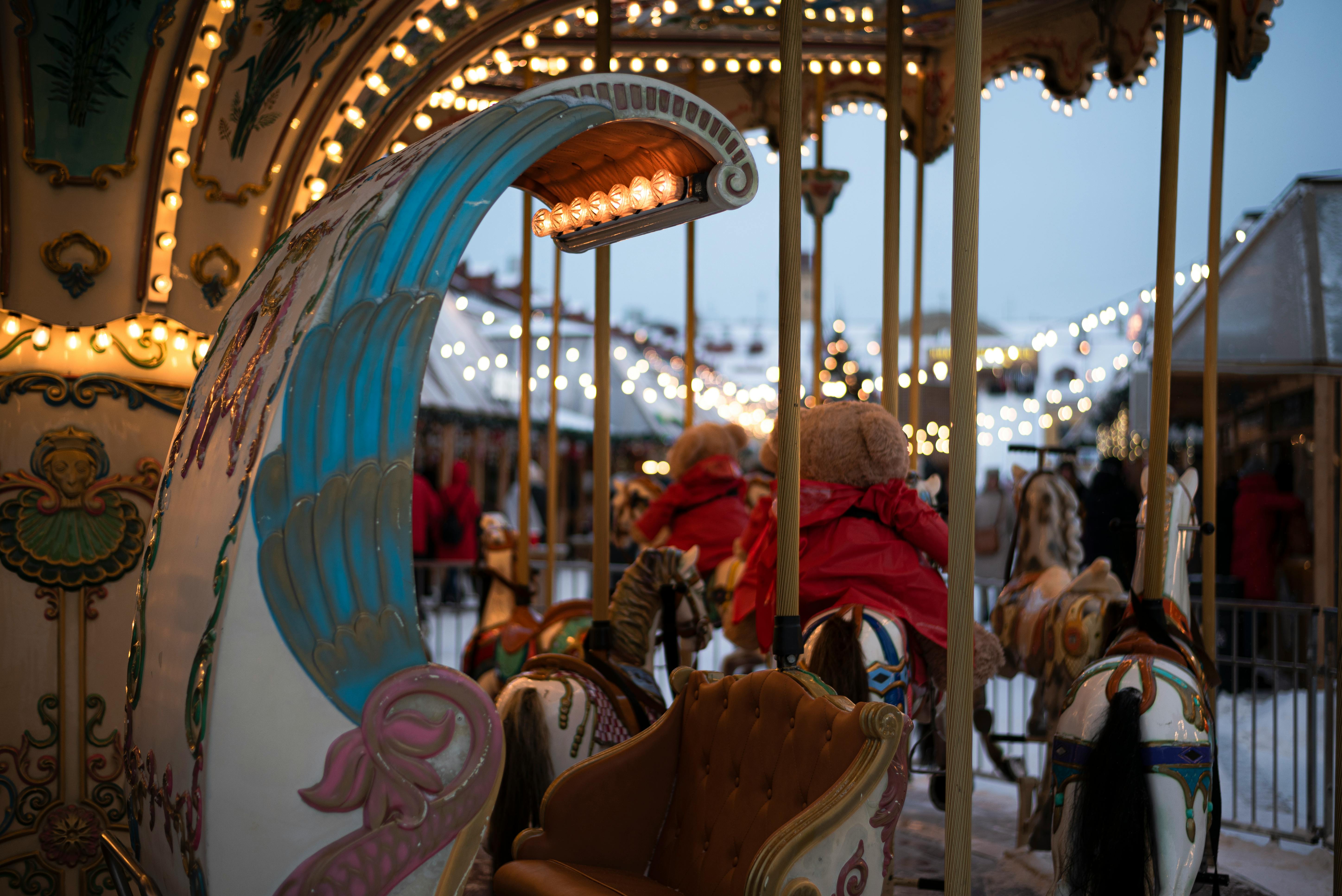 An Empty Carousel in a Park · Free Stock Photo