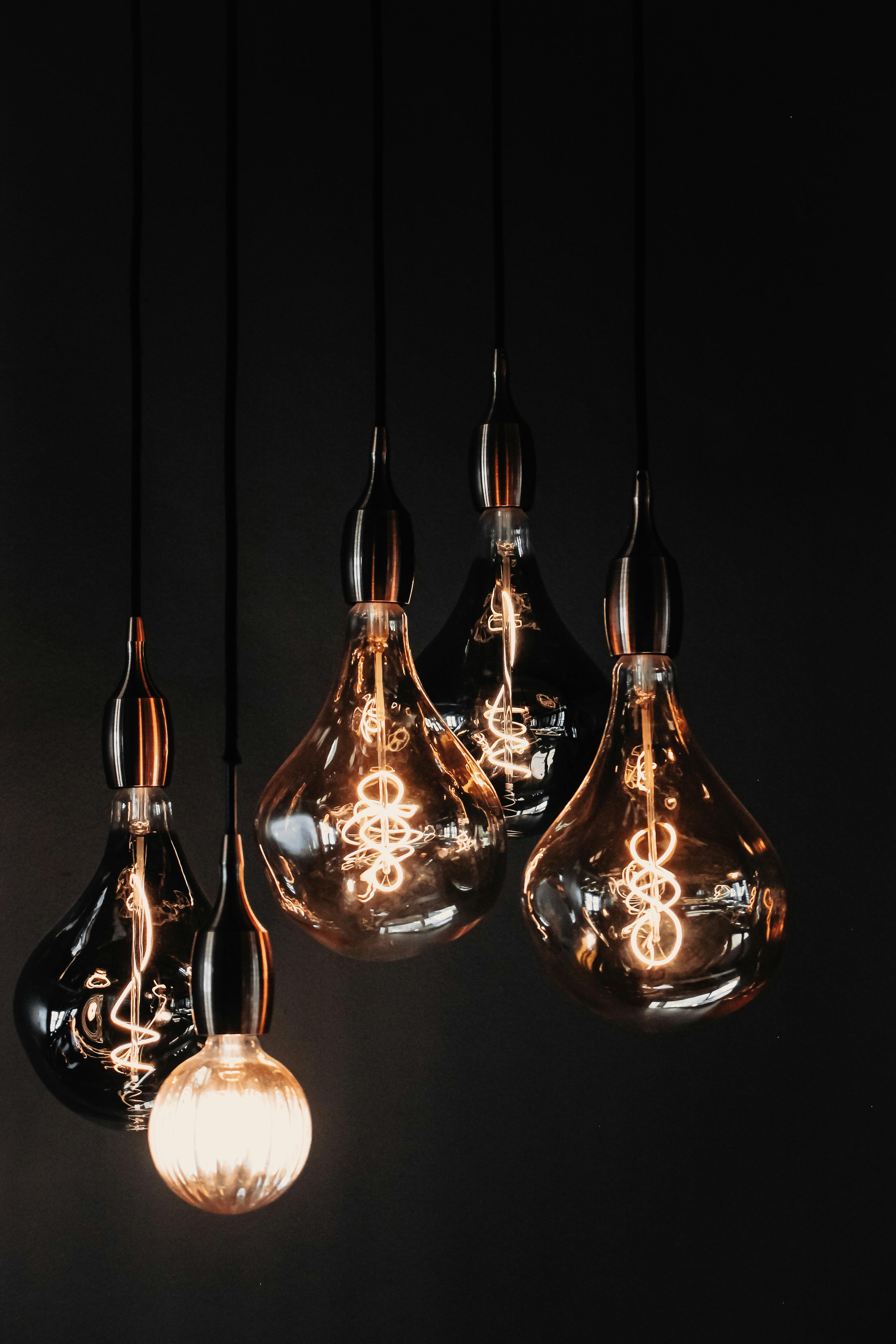 An Illuminated Bulb · Free Stock Photo