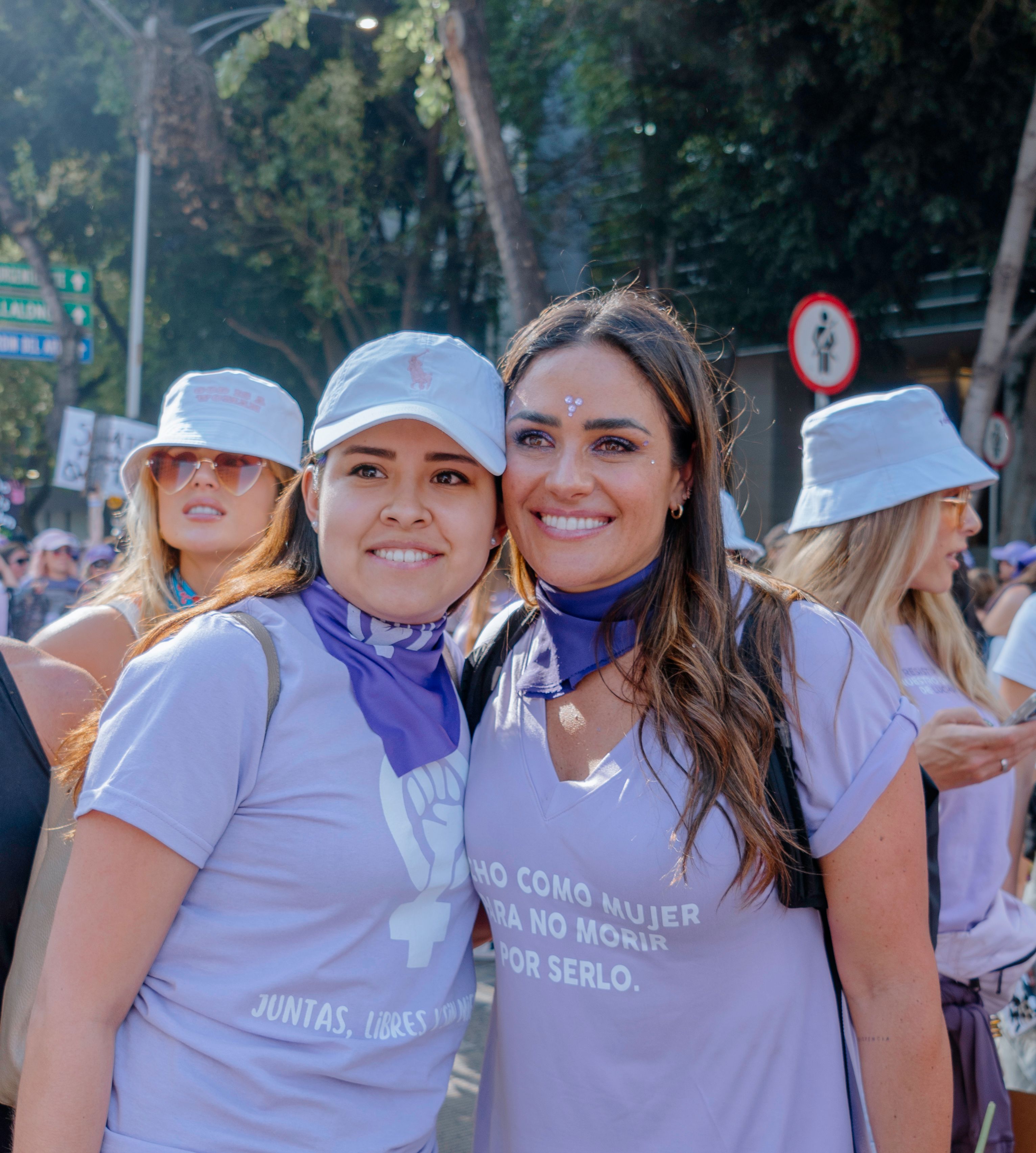Young Women Posing on a Rally · Free Stock Photo