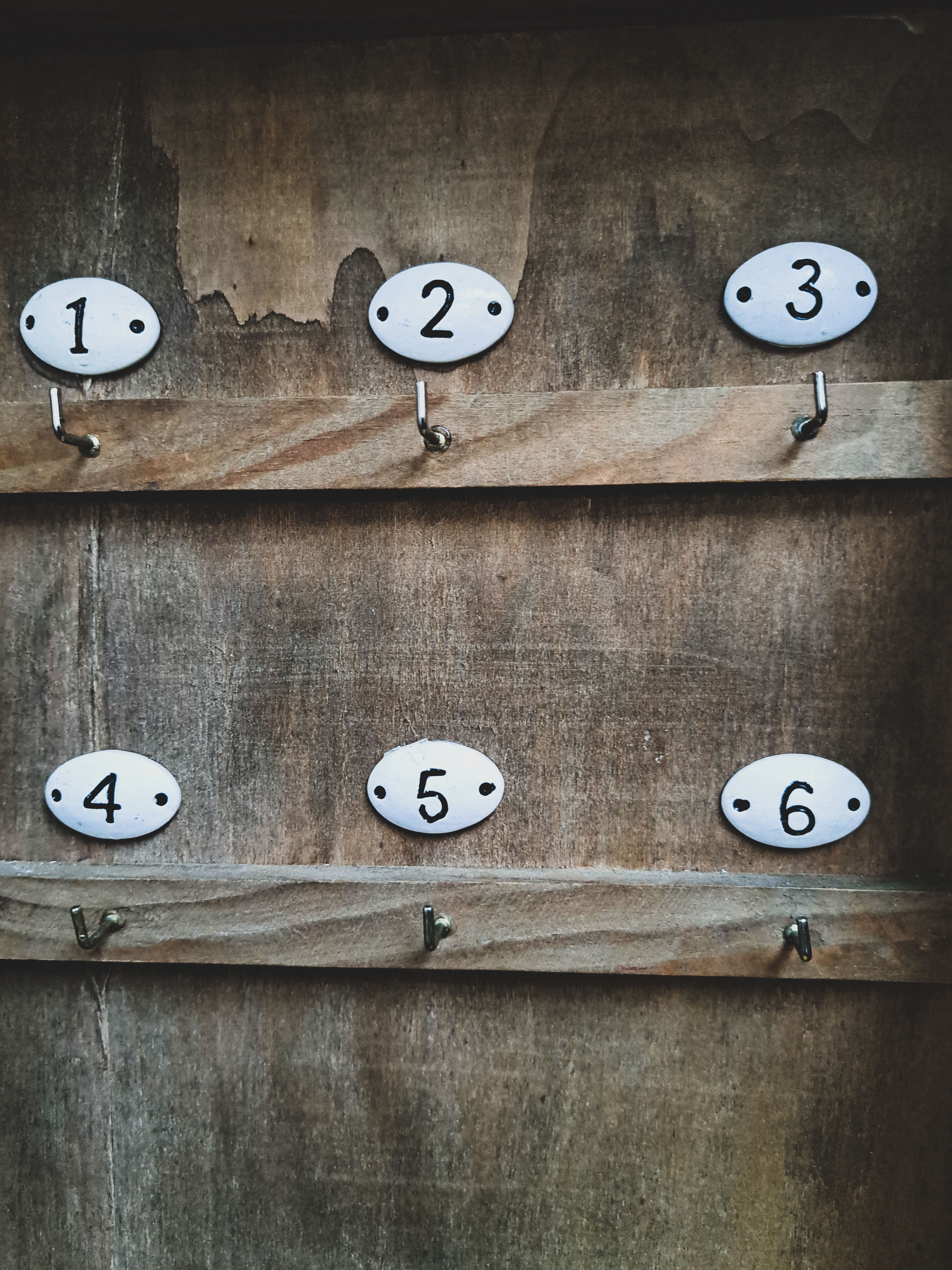 Wooden Tools with Number · Free Stock Photo