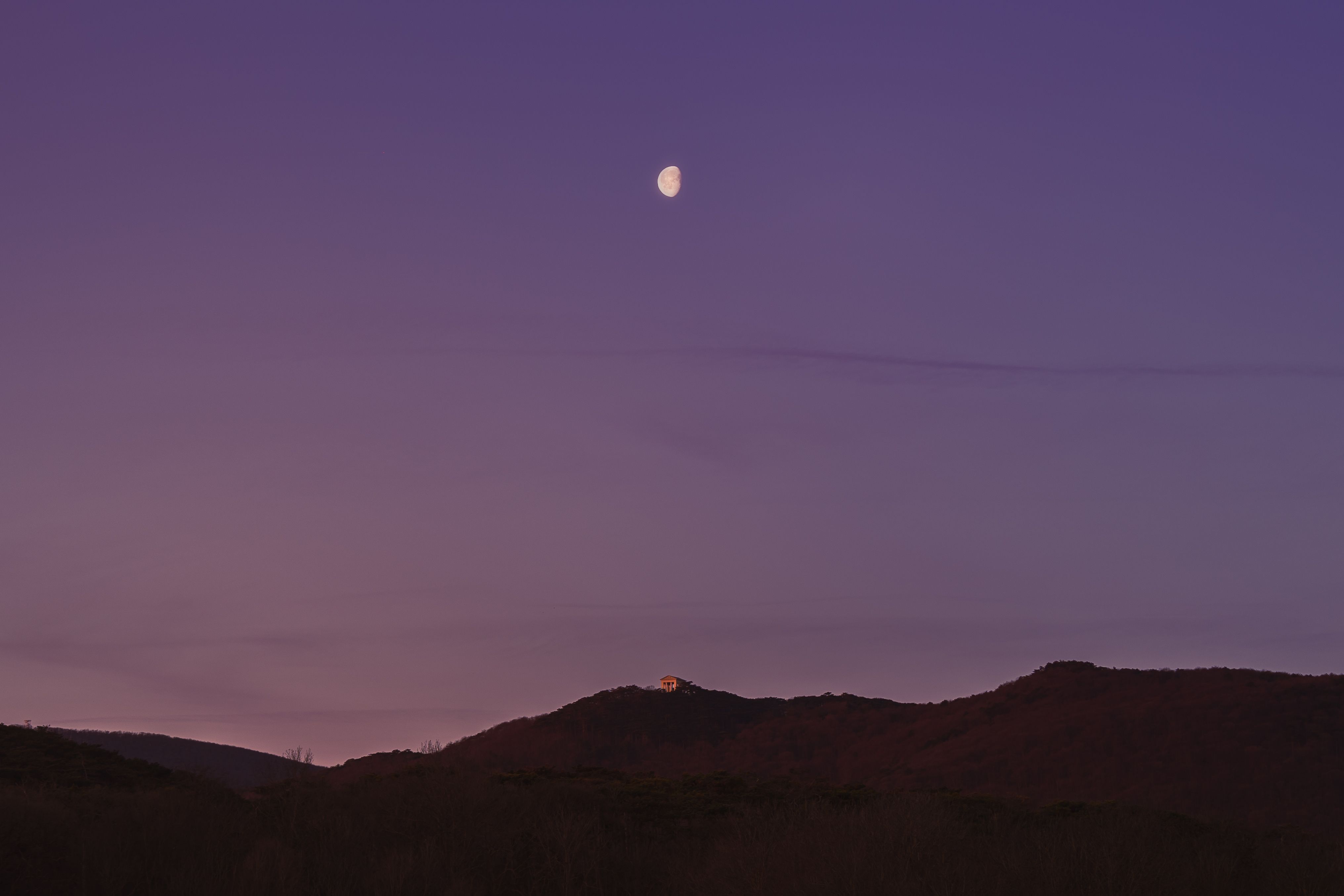 Purple Sky at Dusk · Free Stock Photo