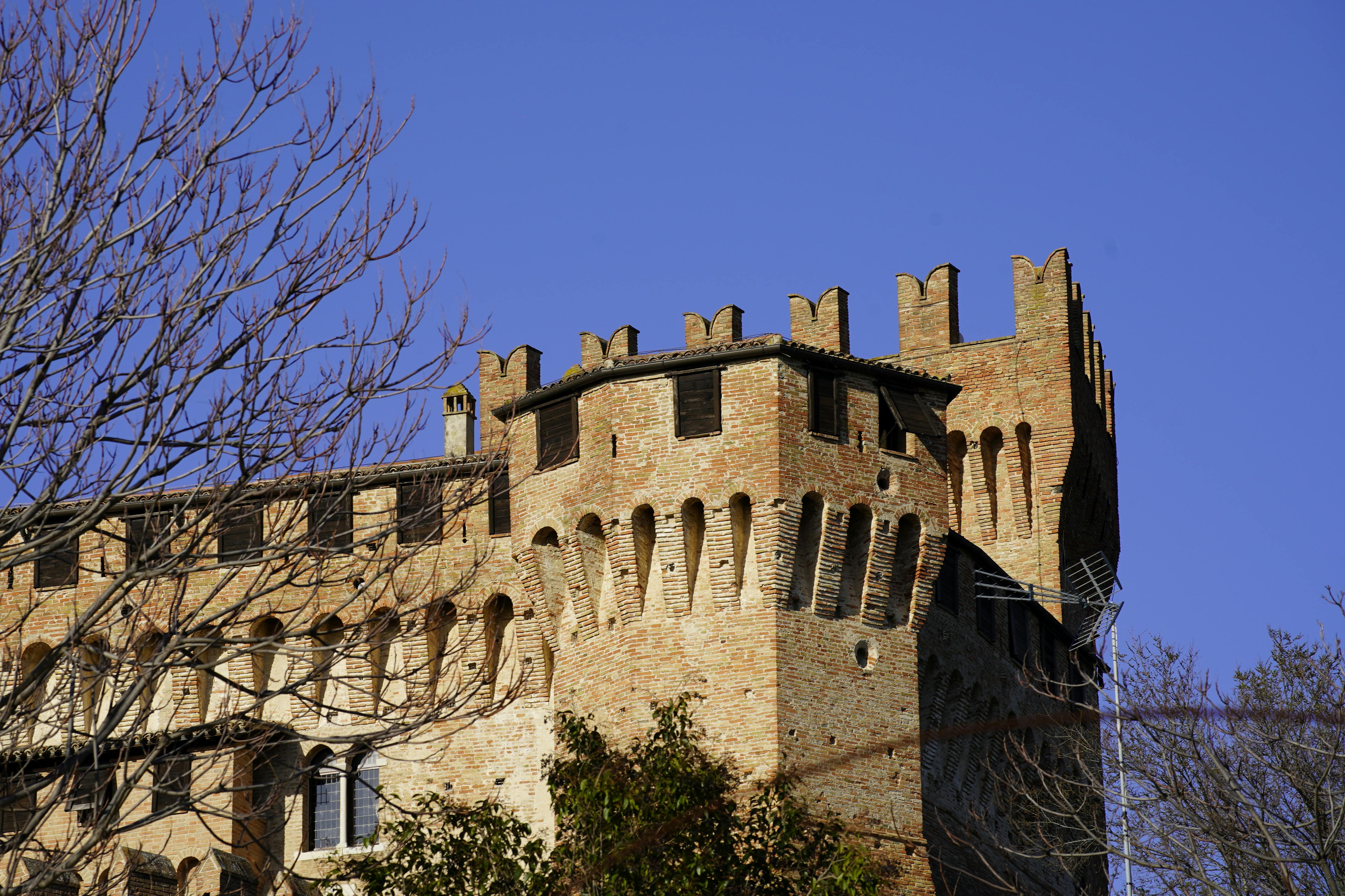 Facade of the Gradara Castle, Gradara, Marche, Italy · Free Stock Photo