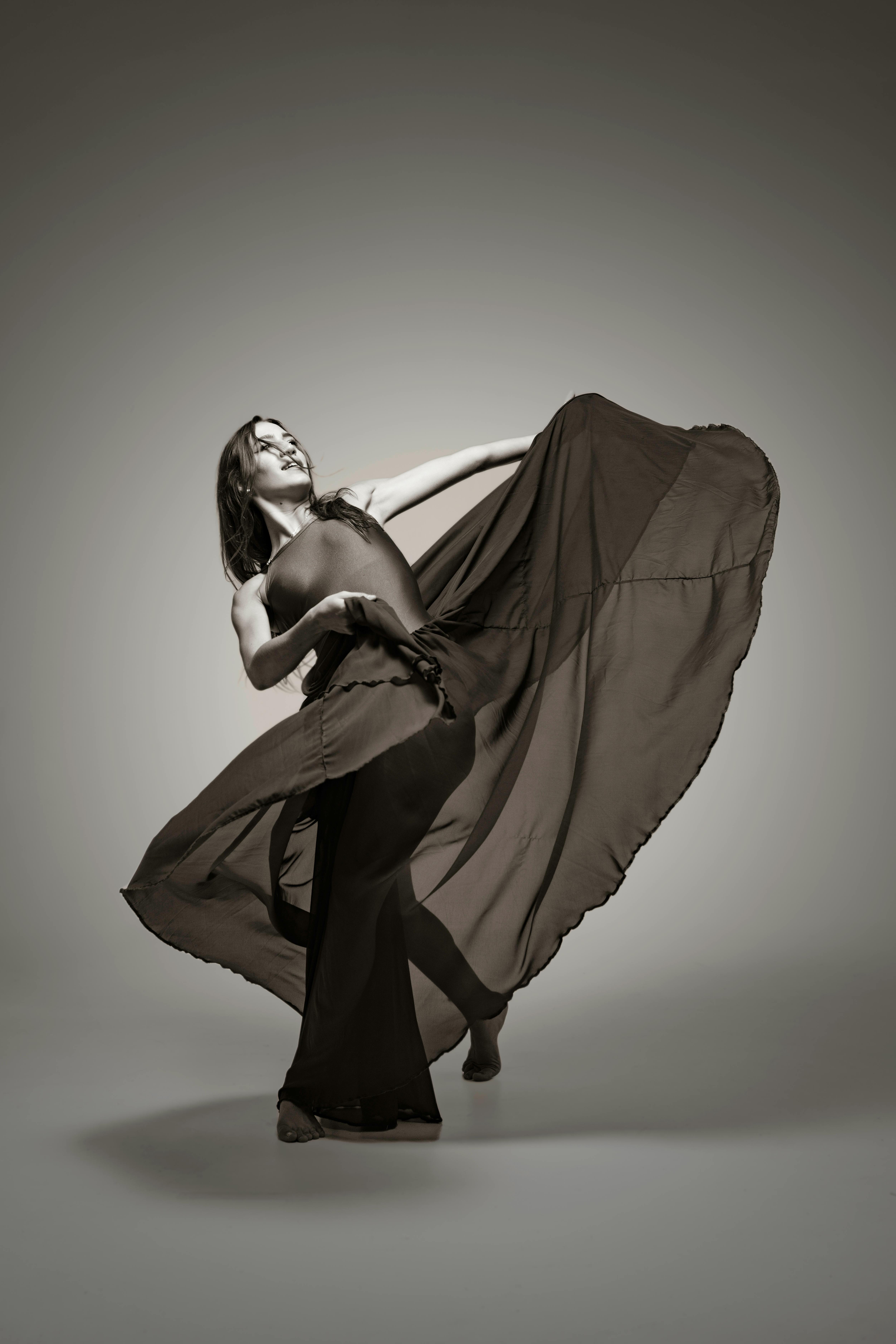 Dancer Waving Her Dress · Free Stock Photo