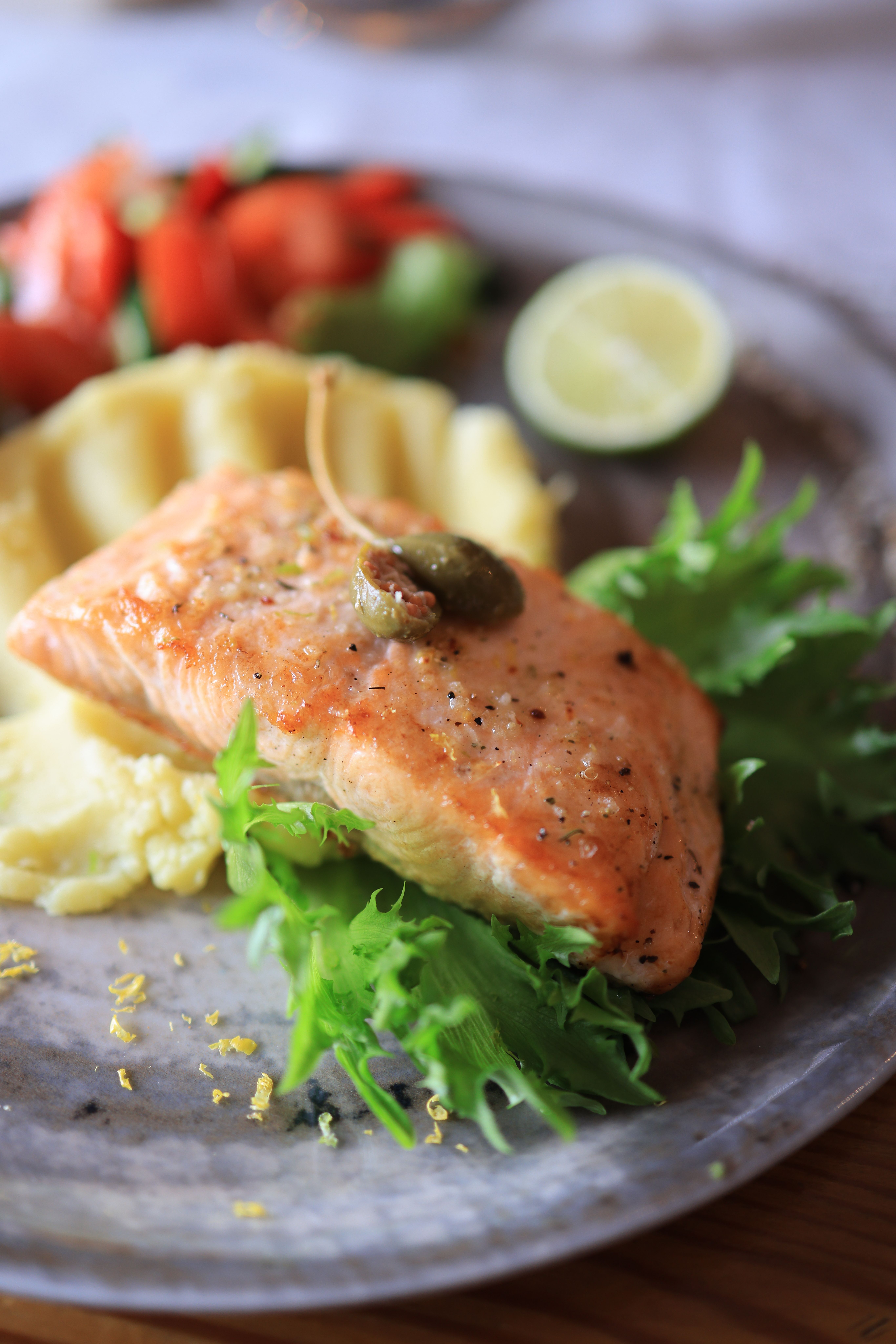 Close Up Shot of Smoked Salmon · Free Stock Photo