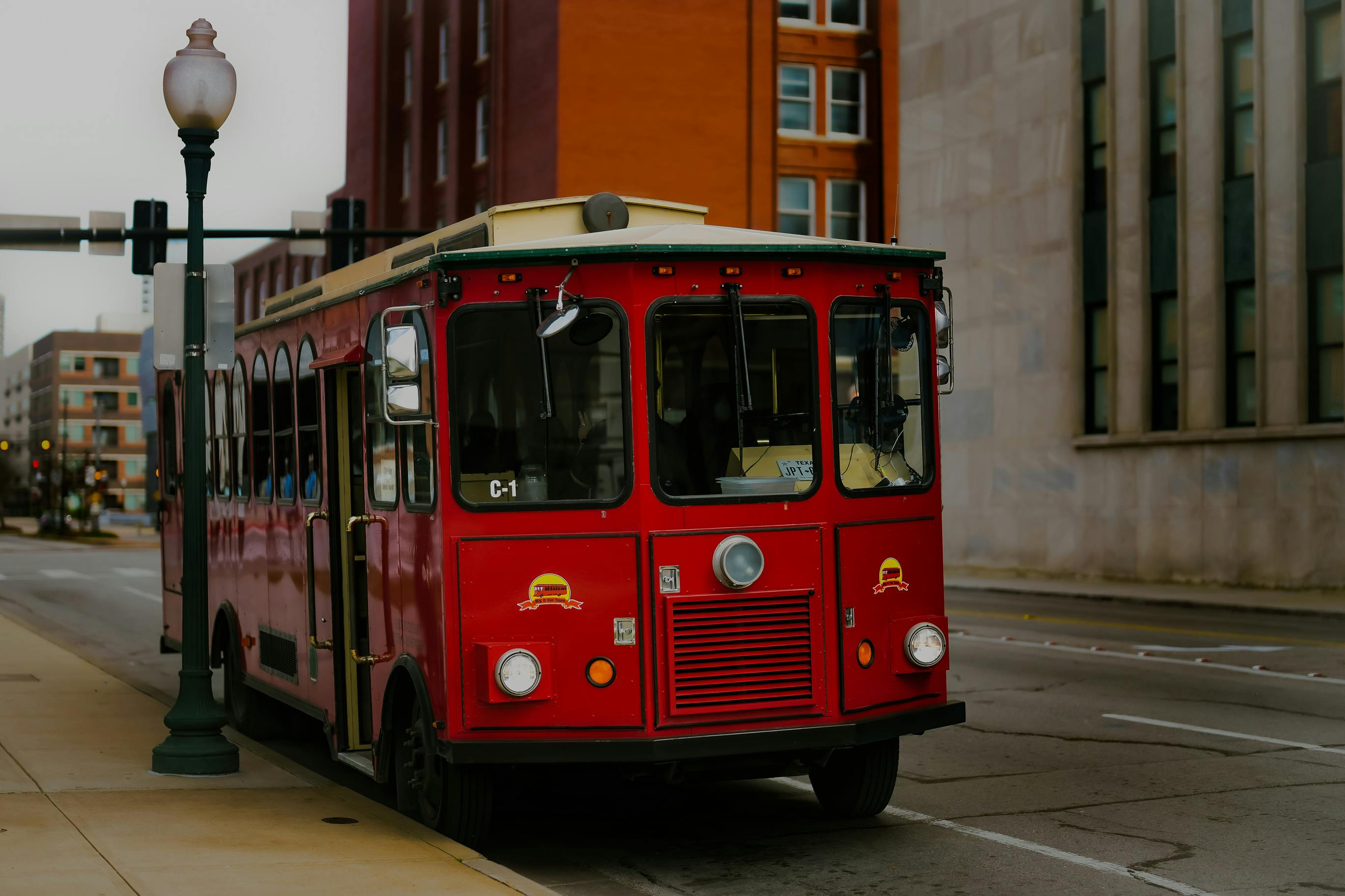 A Vintage Trolley on the Street in City · Free Stock Photo
