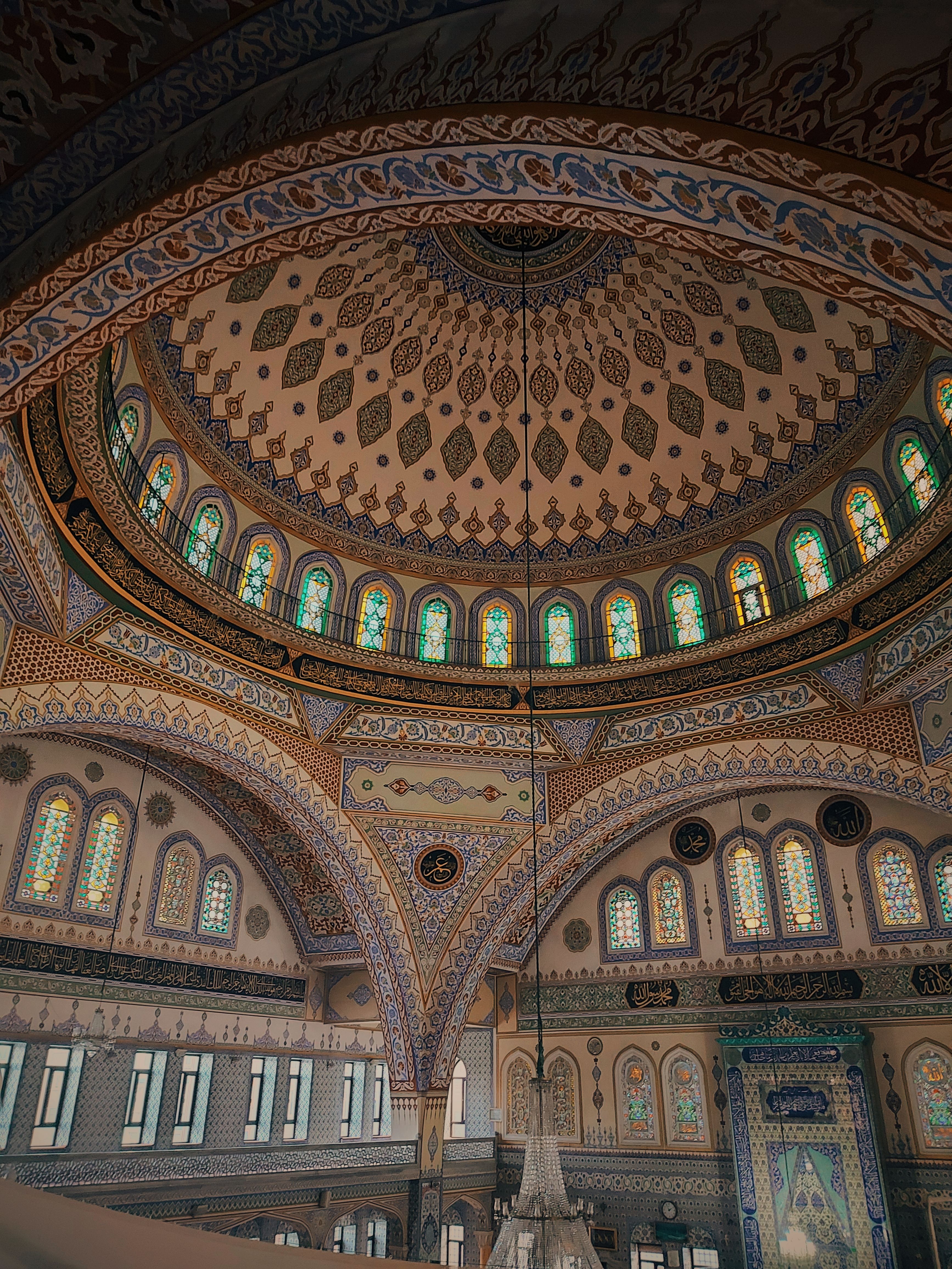 Vault of the Blue Mosque in Istanbul · Free Stock Photo