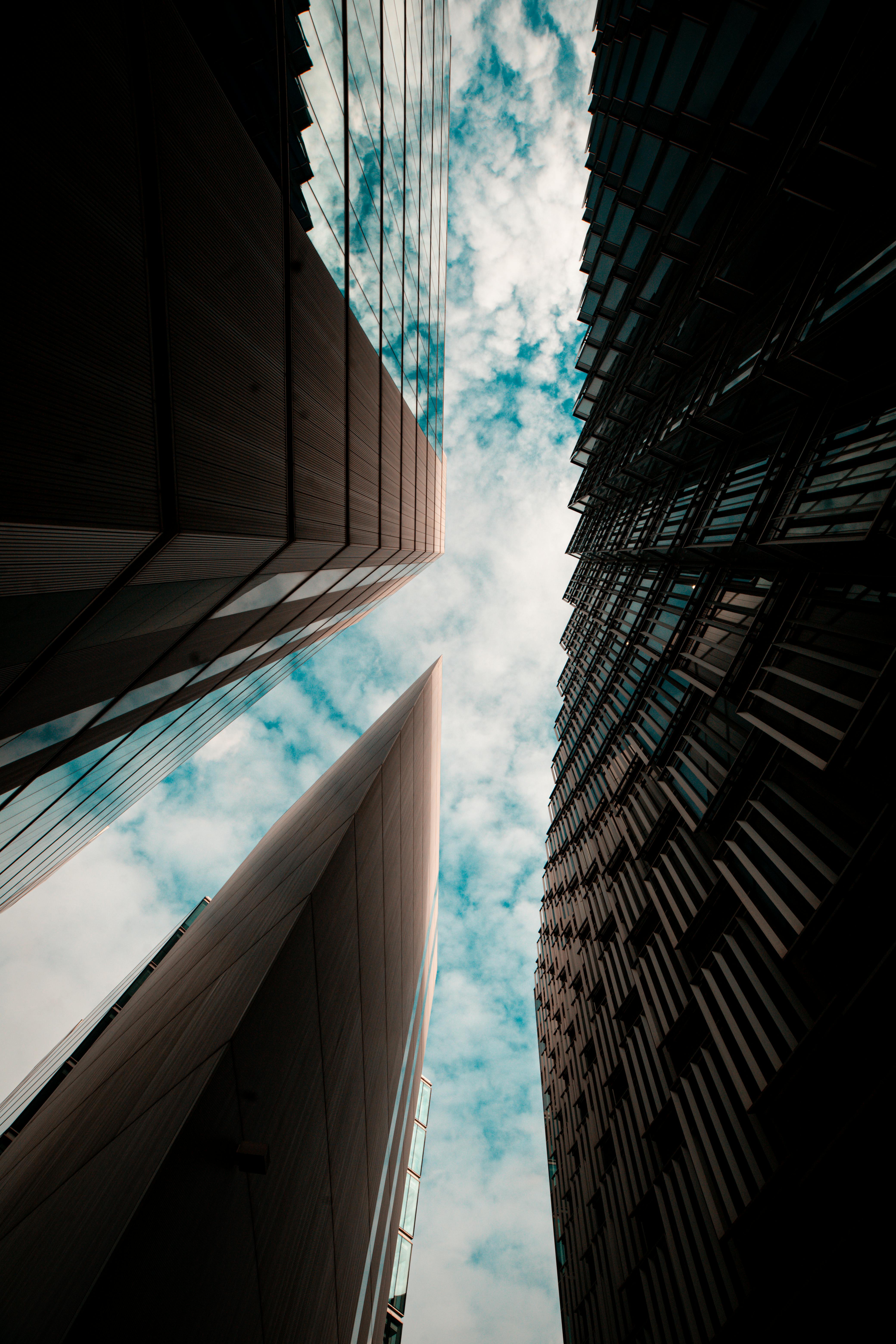 Photographing City Buildings with a Smartphone · Free Stock Photo