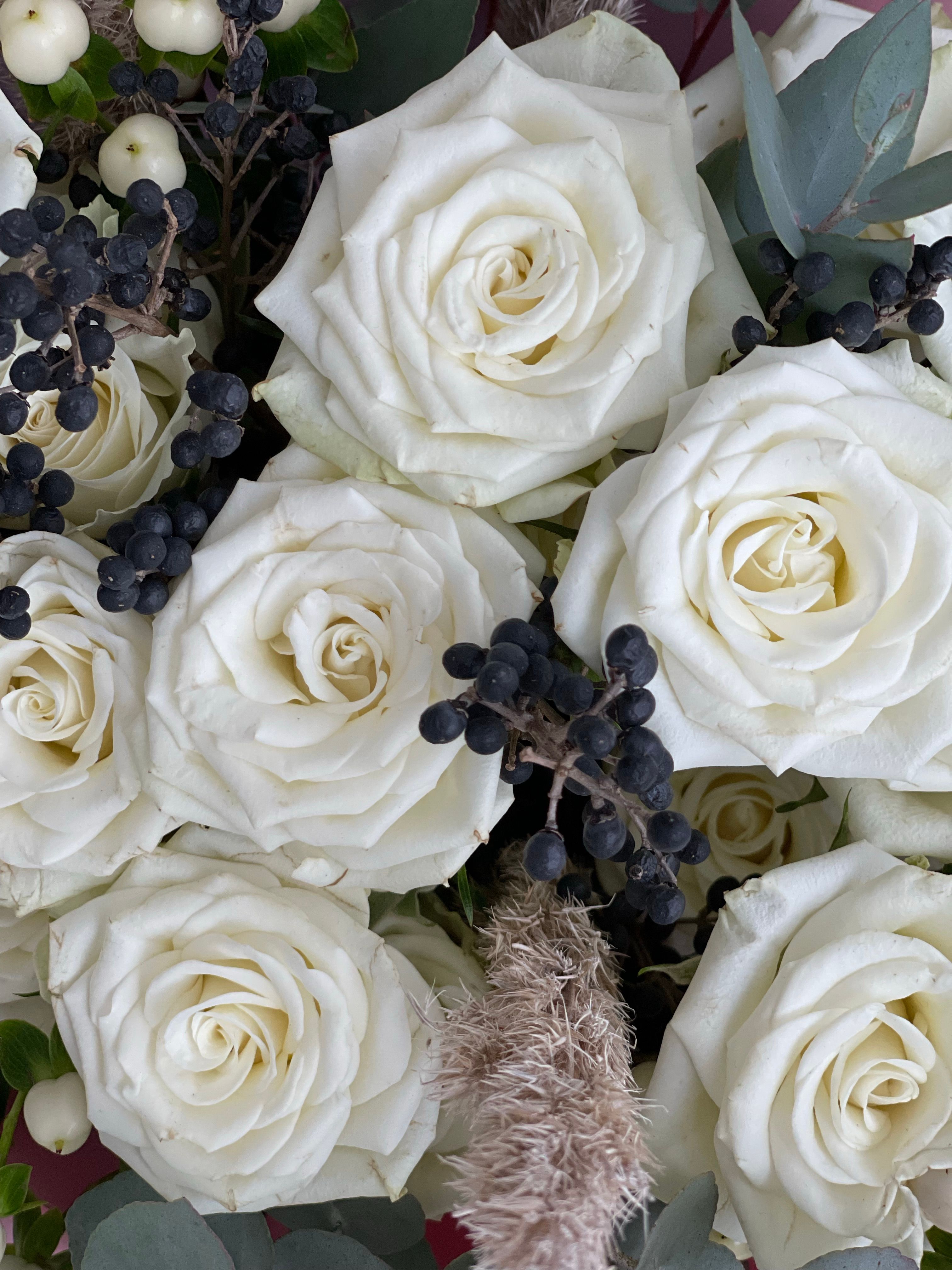 Arrangement of Pink Roses · Free Stock Photo