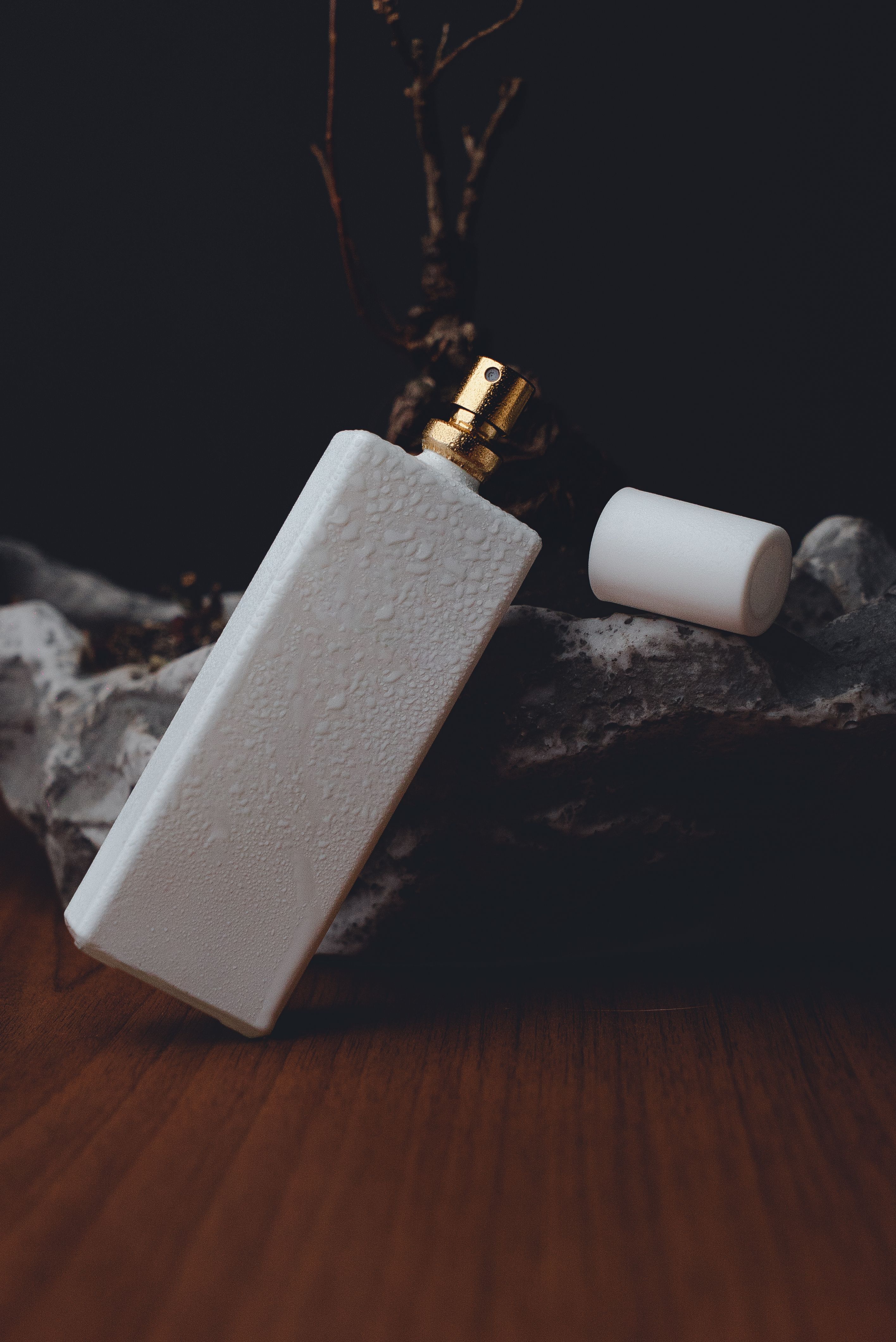 White Vial of Perfume · Free Stock Photo