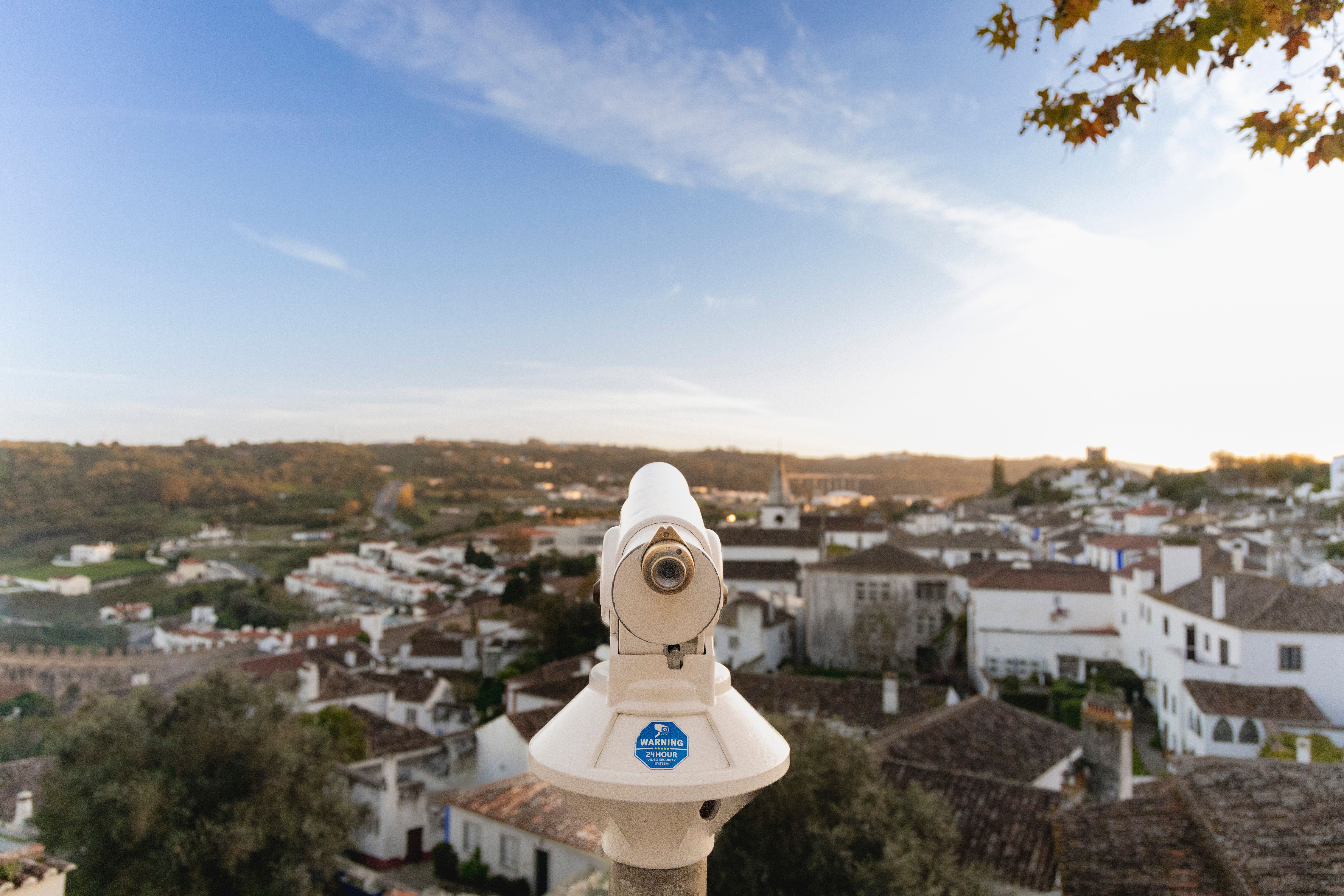 Public Tower Viewer Overlooking Town · Free Stock Photo