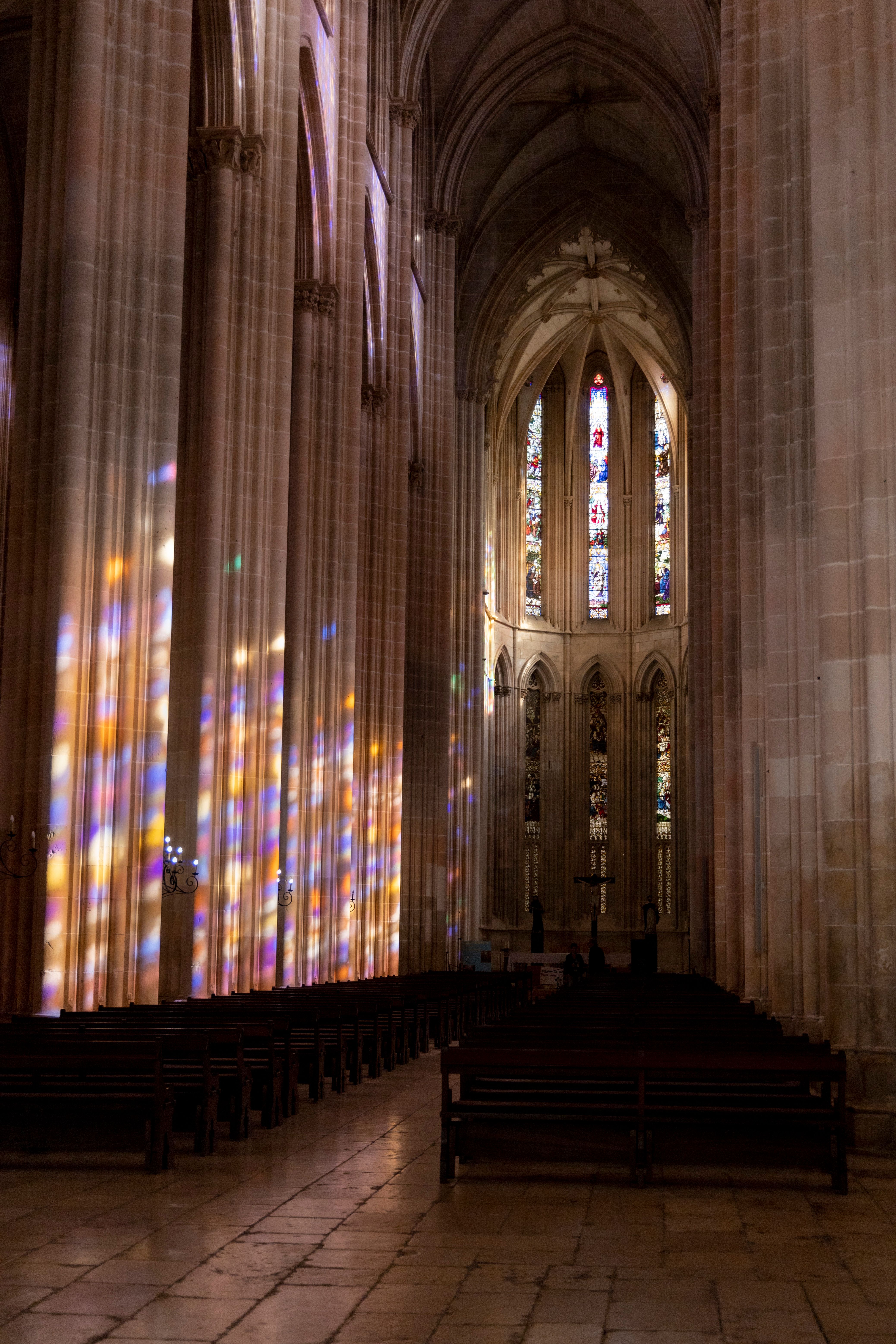 Lights in Monumental Cathedral · Free Stock Photo