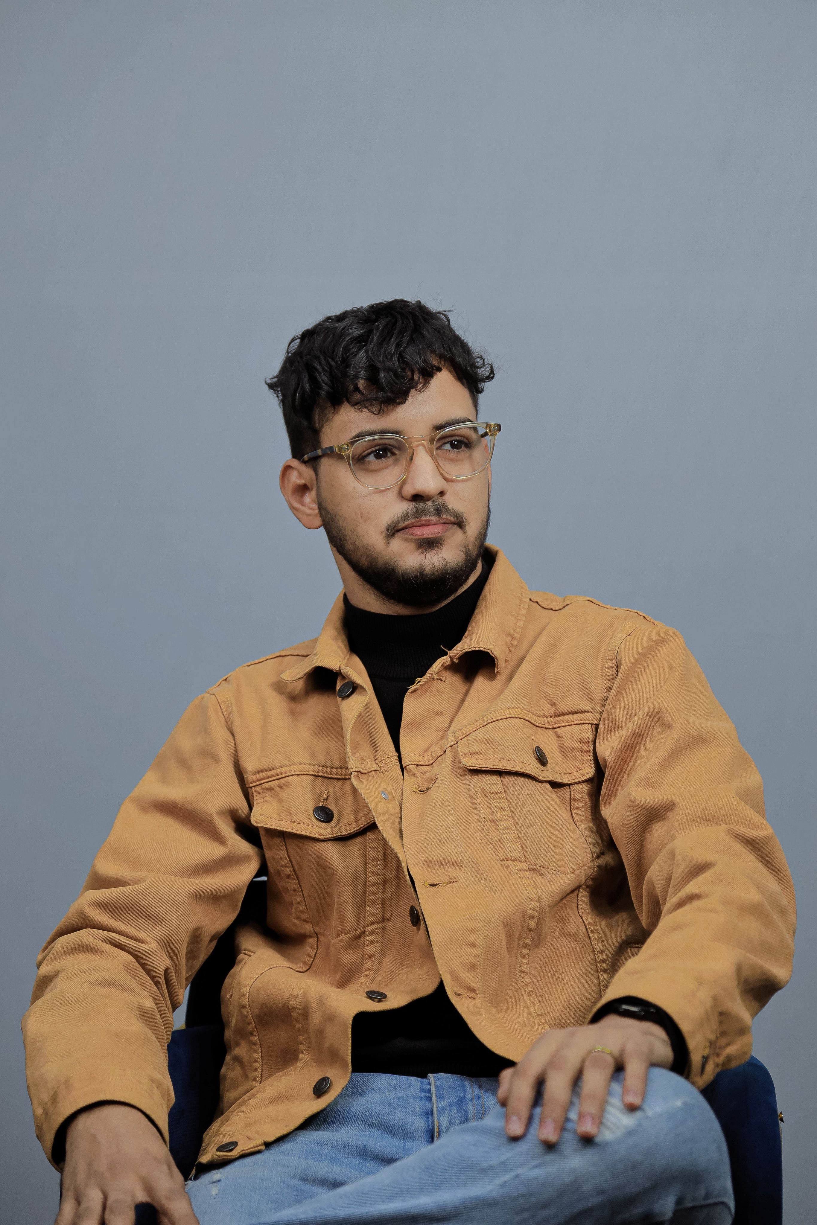 Portrait of a Man Wearing a Jacket · Free Stock Photo