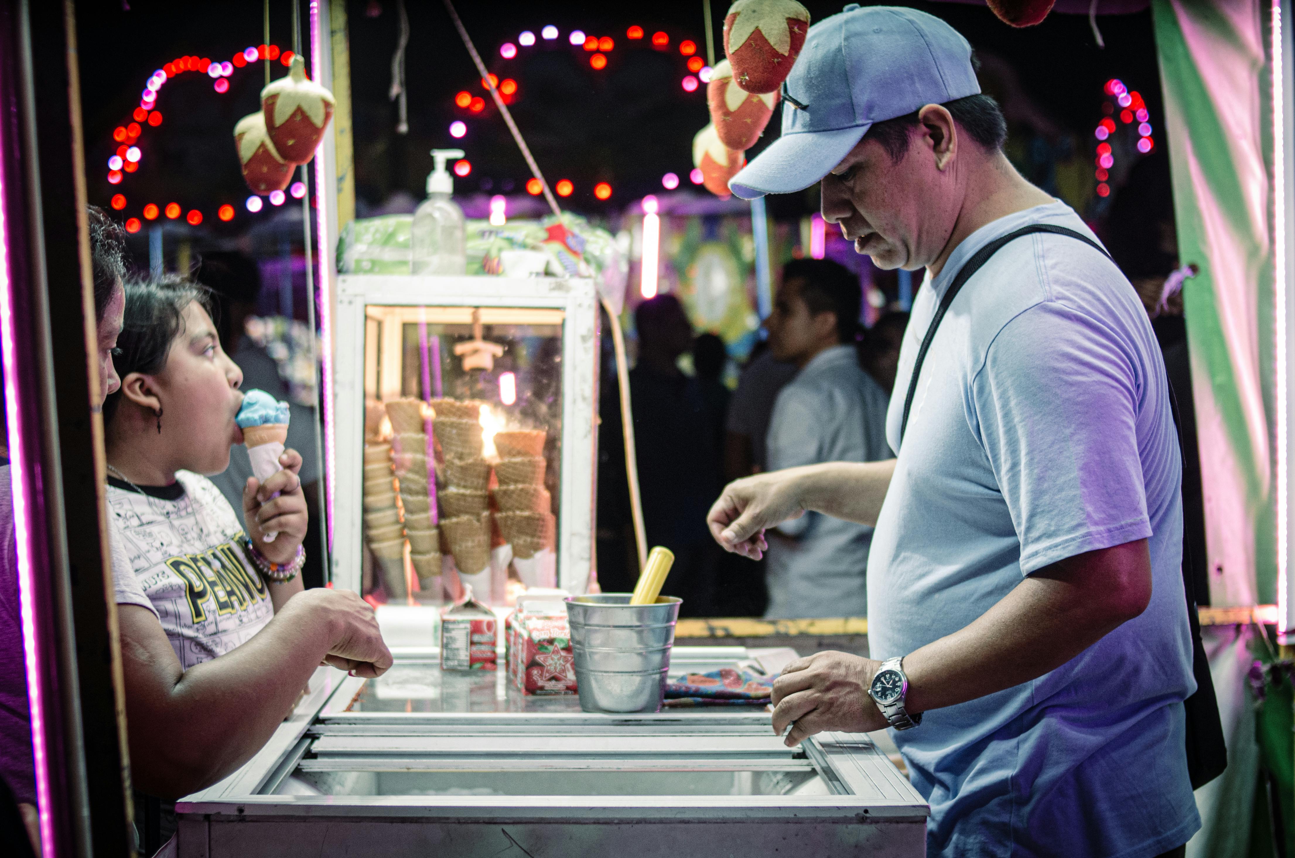 Man Selling Ice Cream · Free Stock Photo