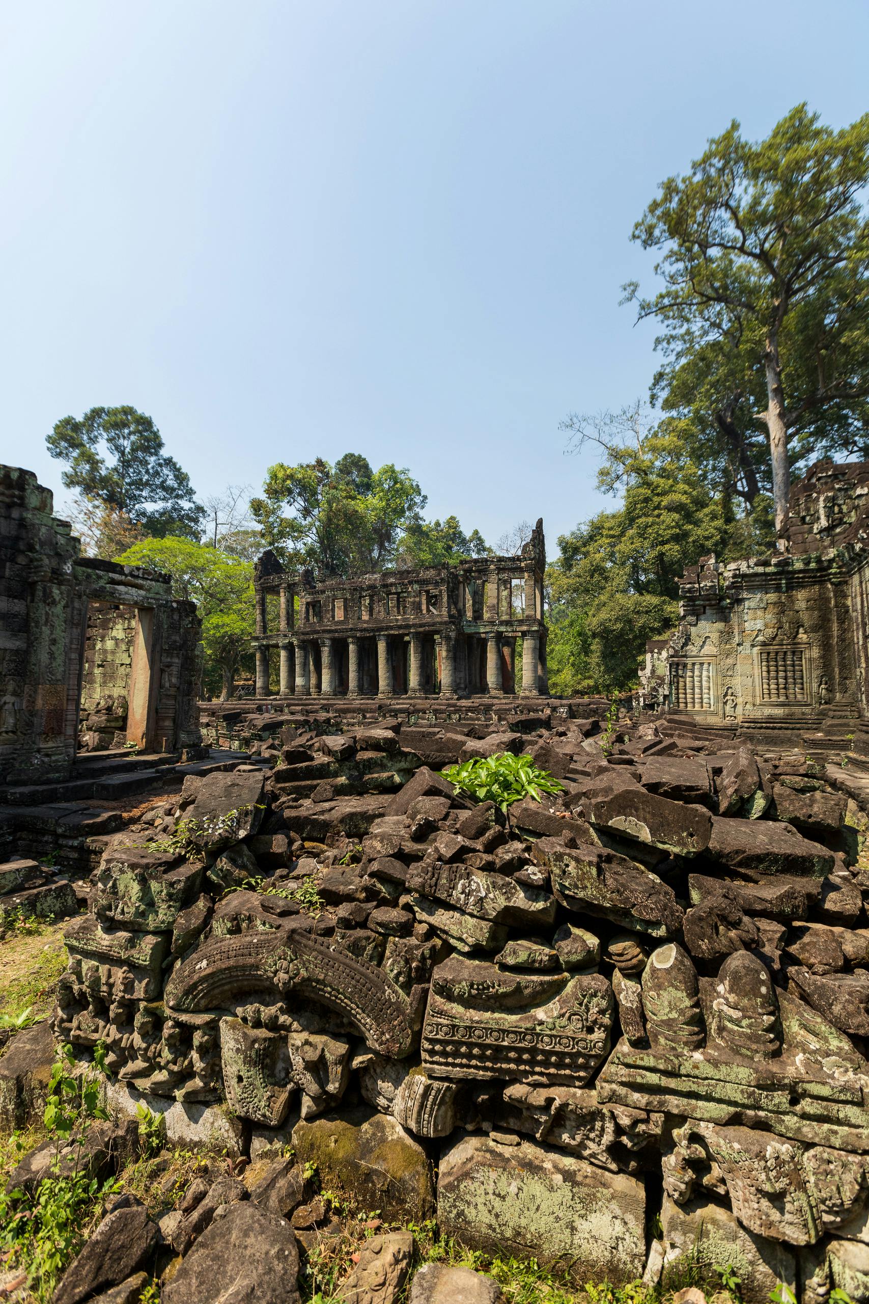 Close-up of a Carved Wall in an Ancient Temple · Free Stock Photo