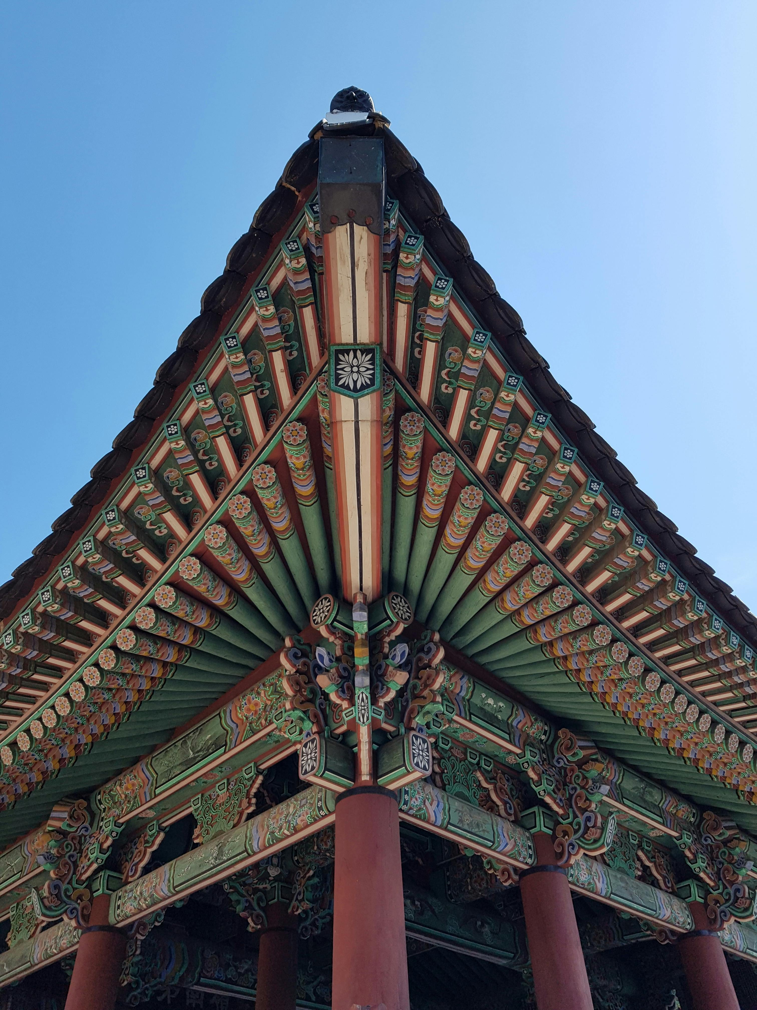 Close up of Eastern Temple Roof · Free Stock Photo