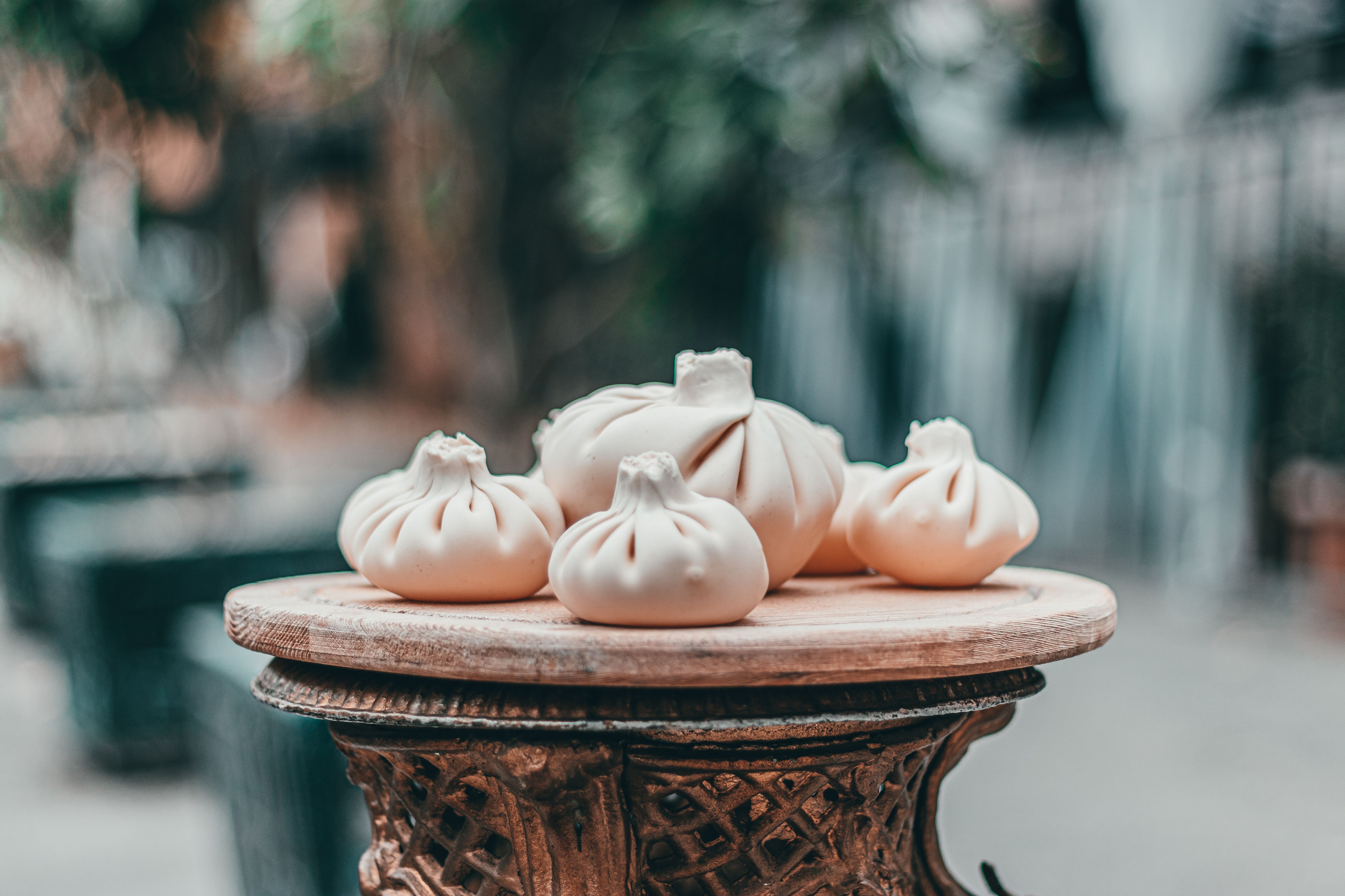 Chinkali on the Table · Free Stock Photo
