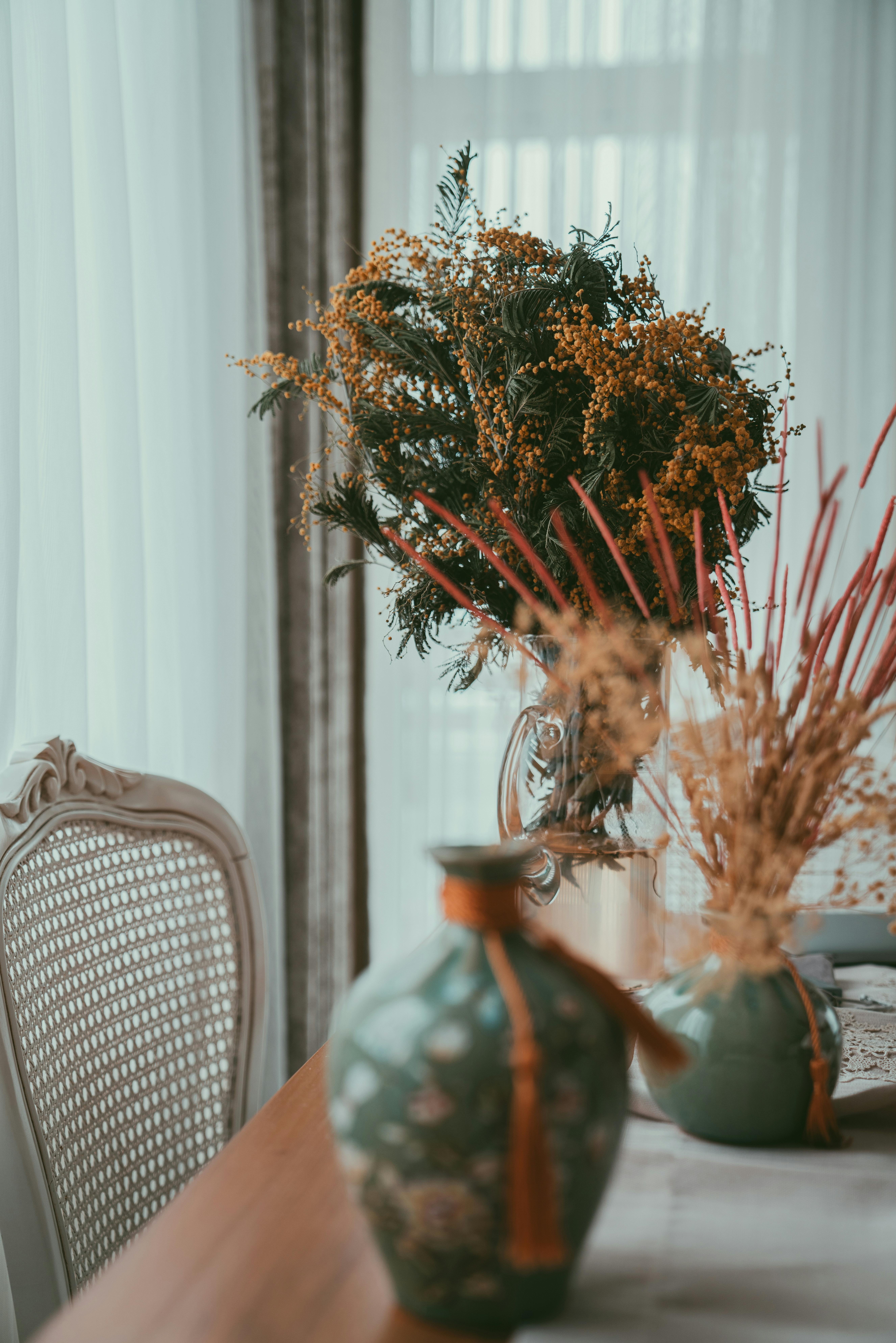 Close-up of Flowers on Table · Free Stock Photo