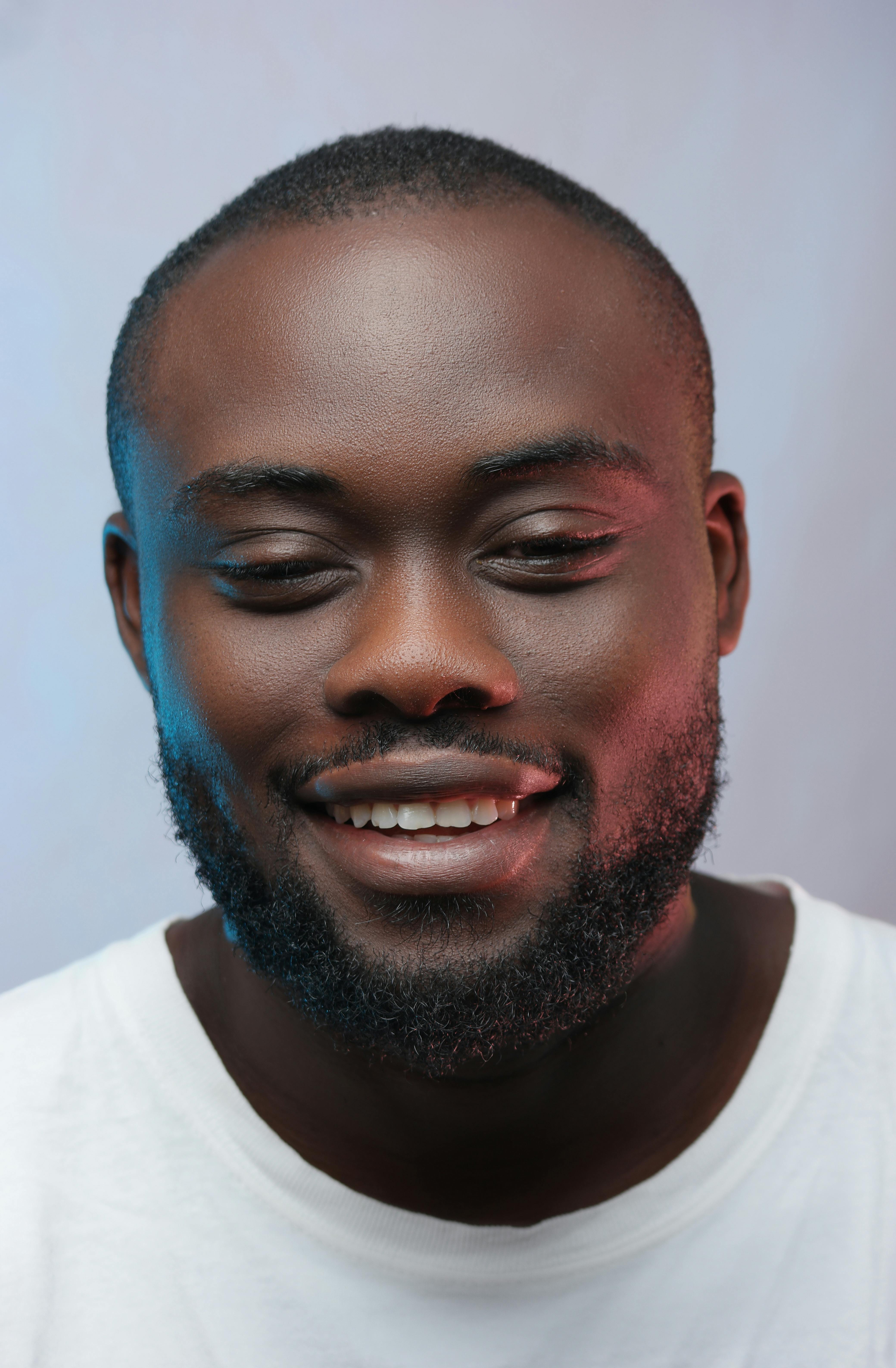 Face of Smiling Man · Free Stock Photo