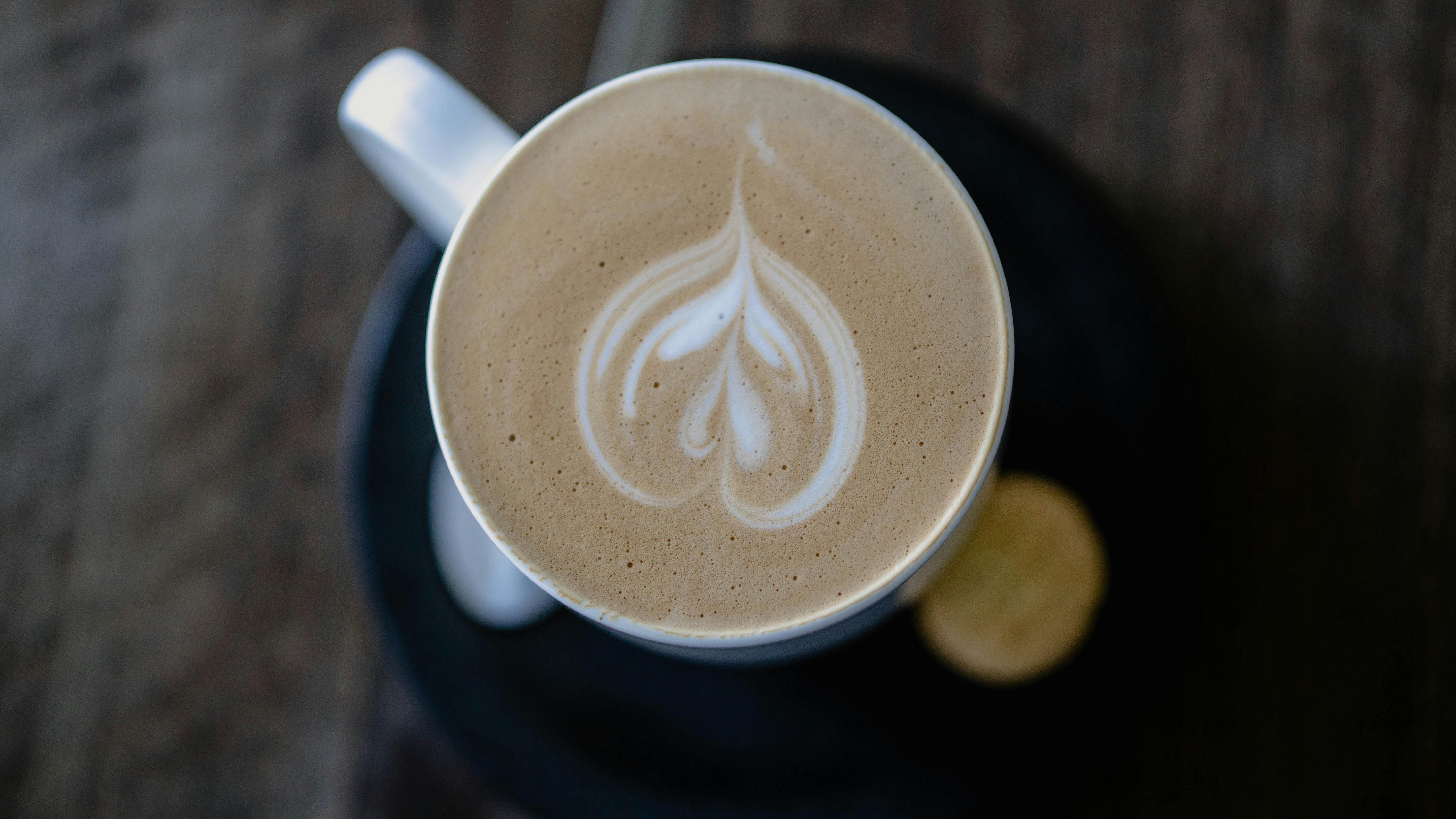 Coffee Cup with Daisy · Free Stock Photo