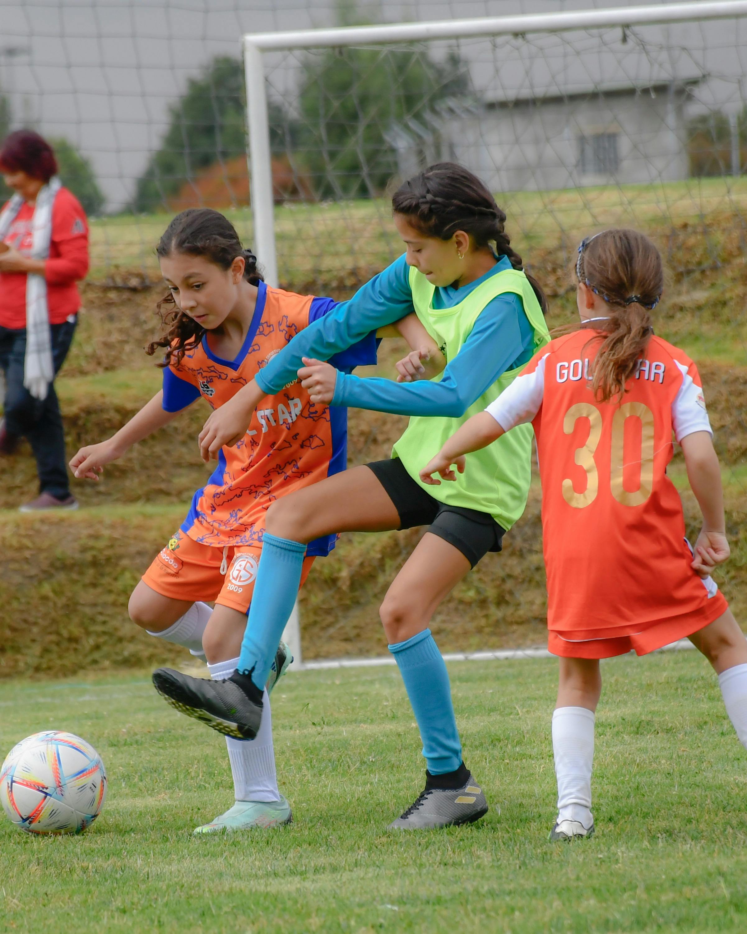 Girls Playing Football · Free Stock Photo