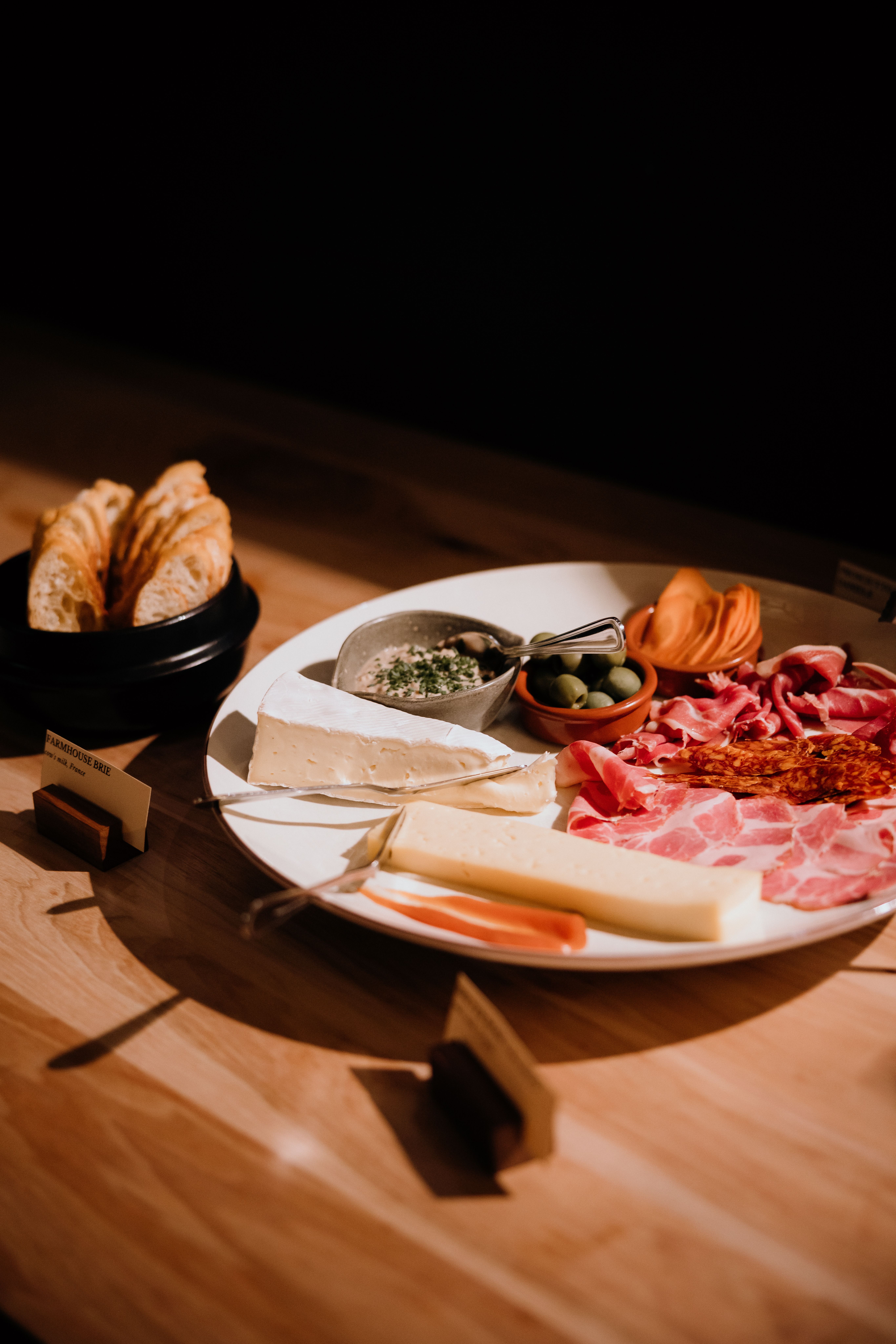 Close-up of a Plate with Snacks · Free Stock Photo