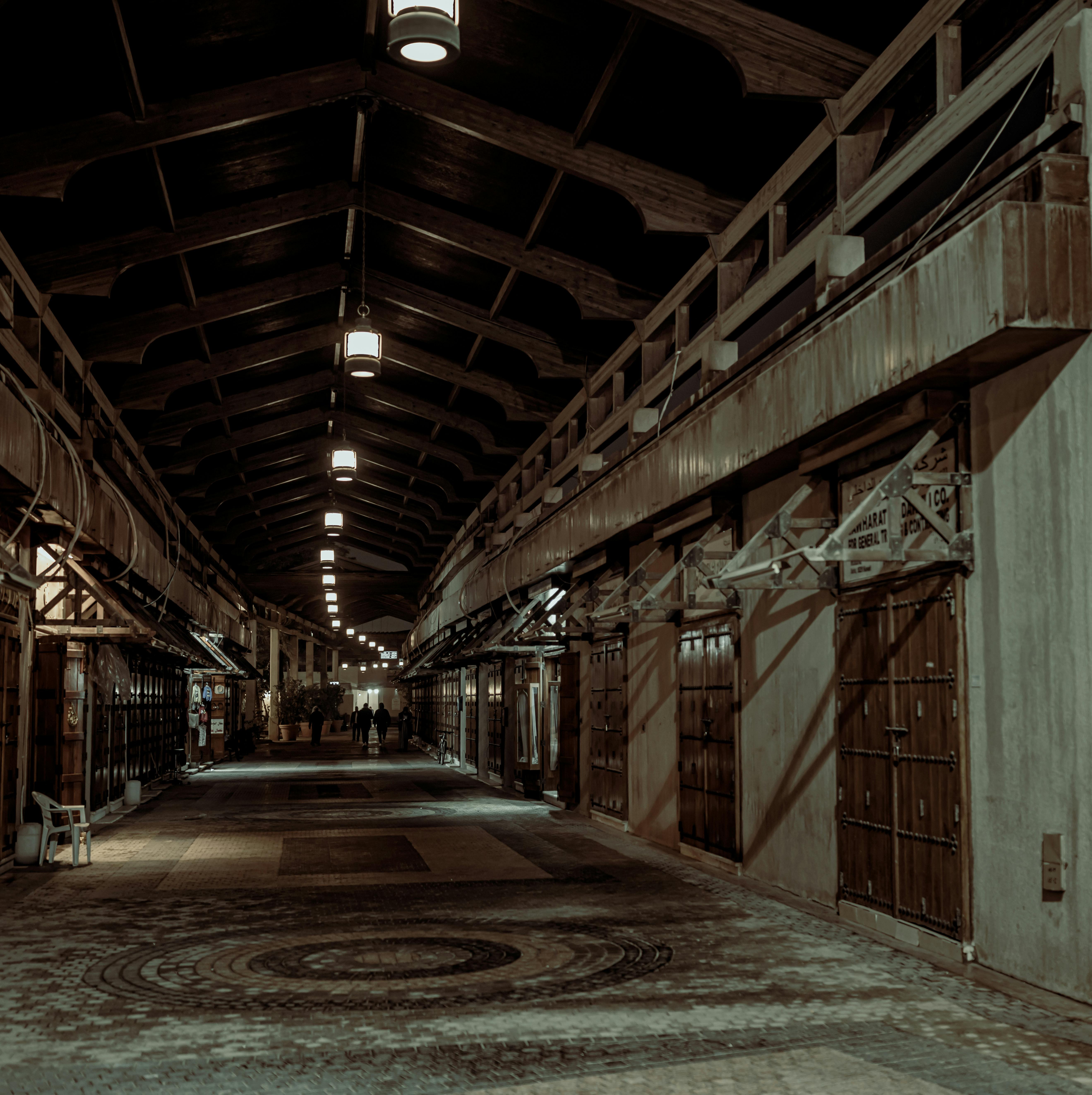 Closed Stalls at Mubarakiya Old Market in Kuwait City · Free Stock Photo
