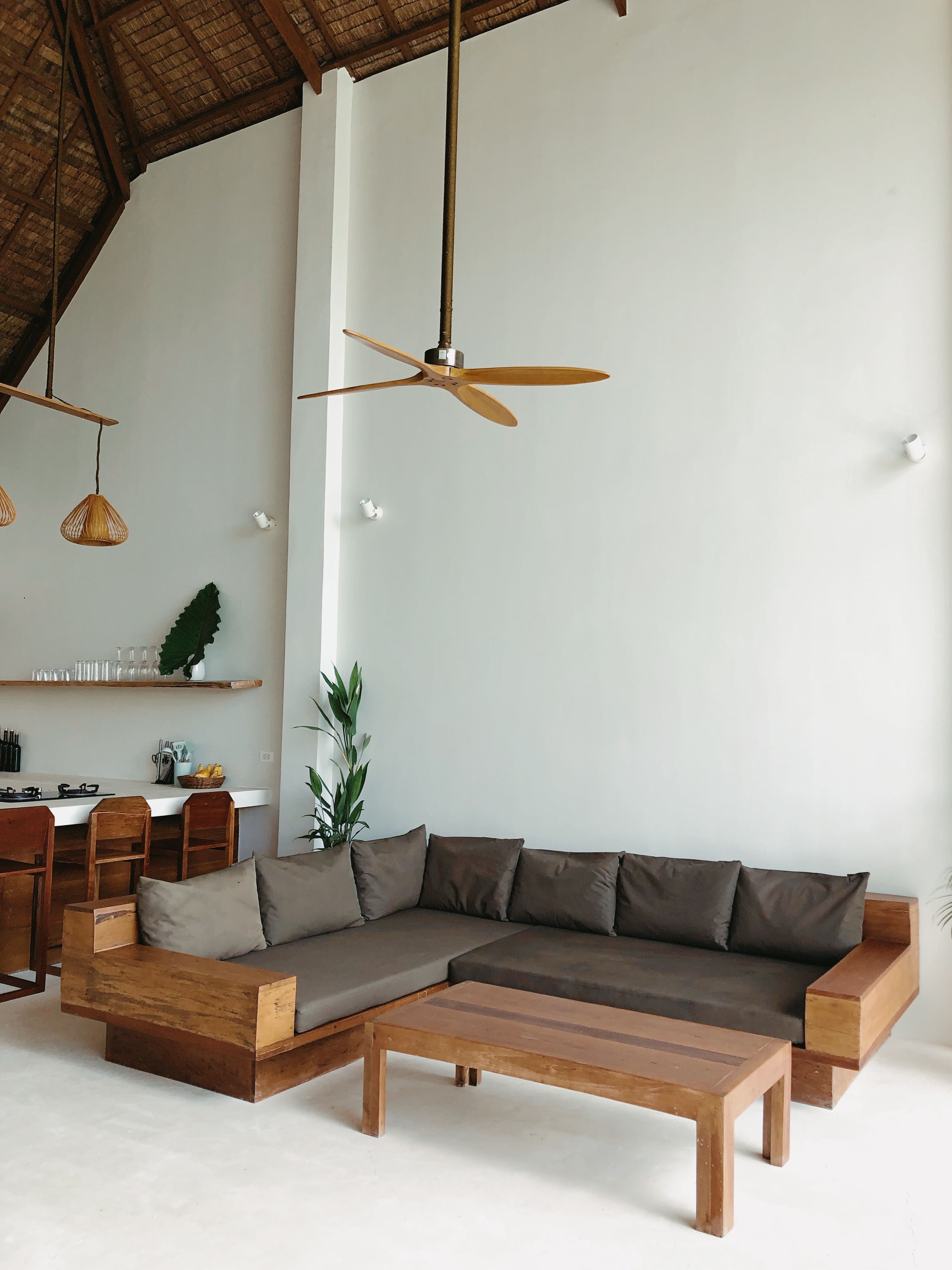 Fan over Table and Couch · Free Stock Photo