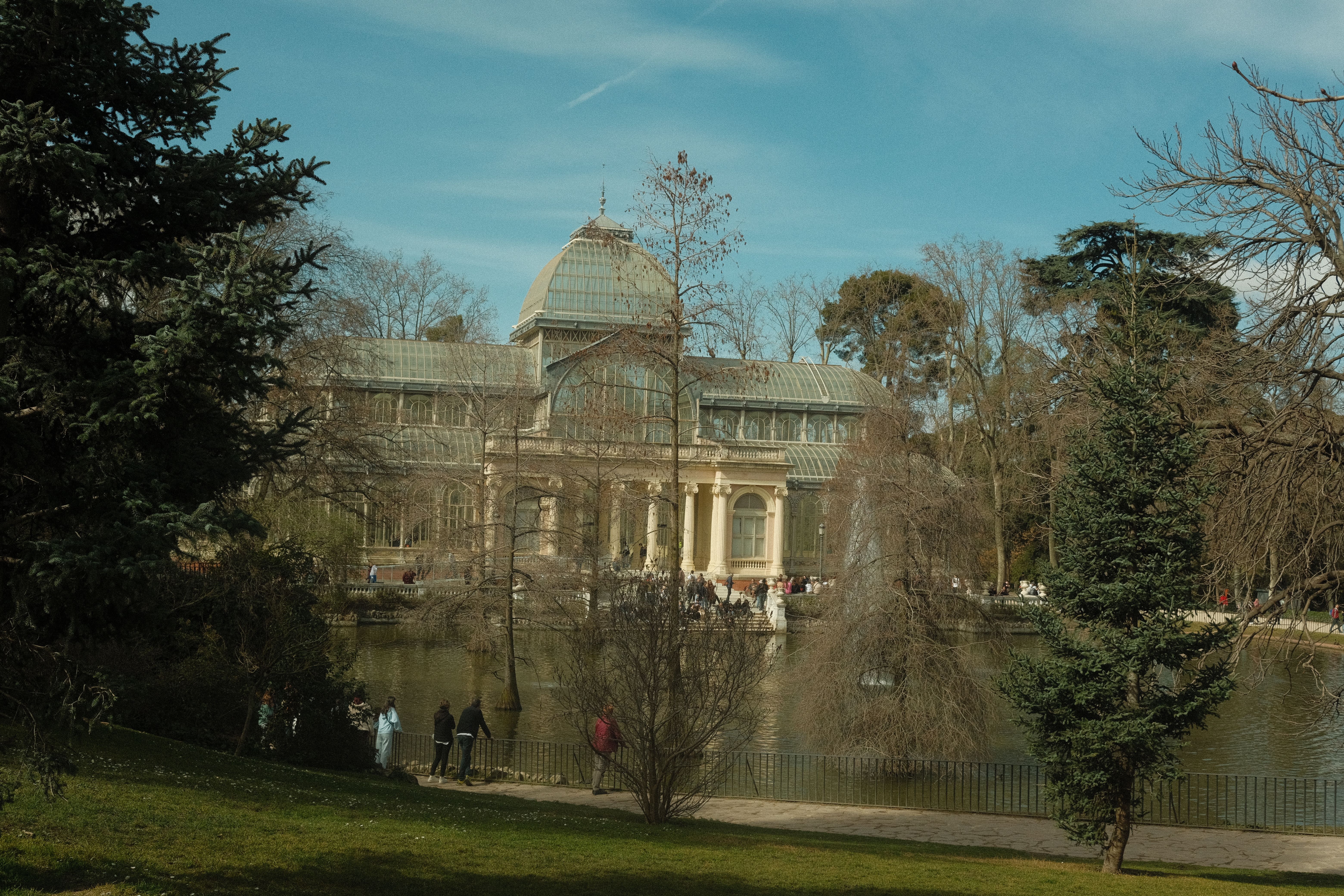 Photo of a Park with a View of the Museum · Free Stock Photo