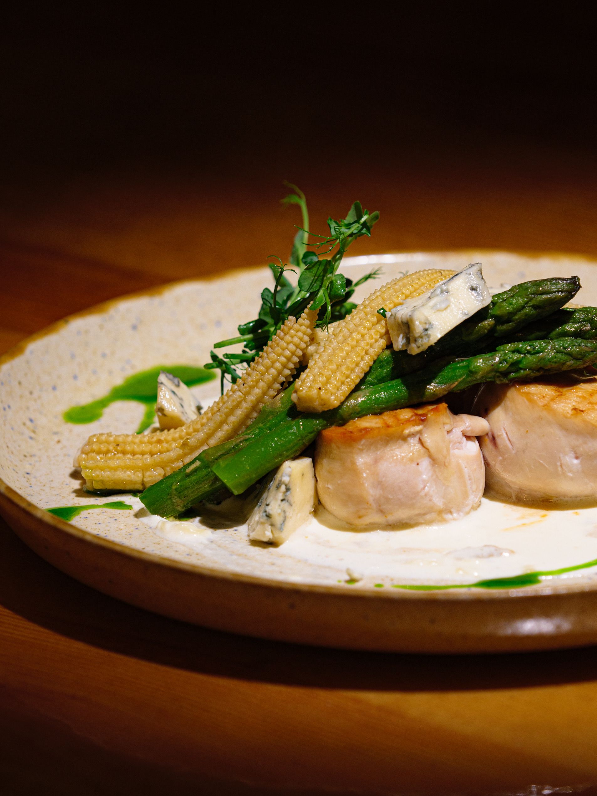Cooked Food on Blue Ceramic Plate · Free Stock Photo