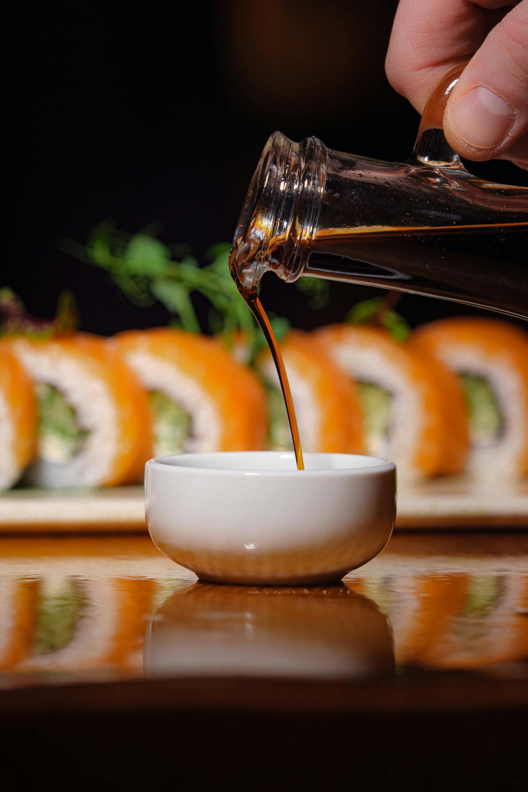 Close-up of a Child about to Grab the Food from the Plate with His ...
