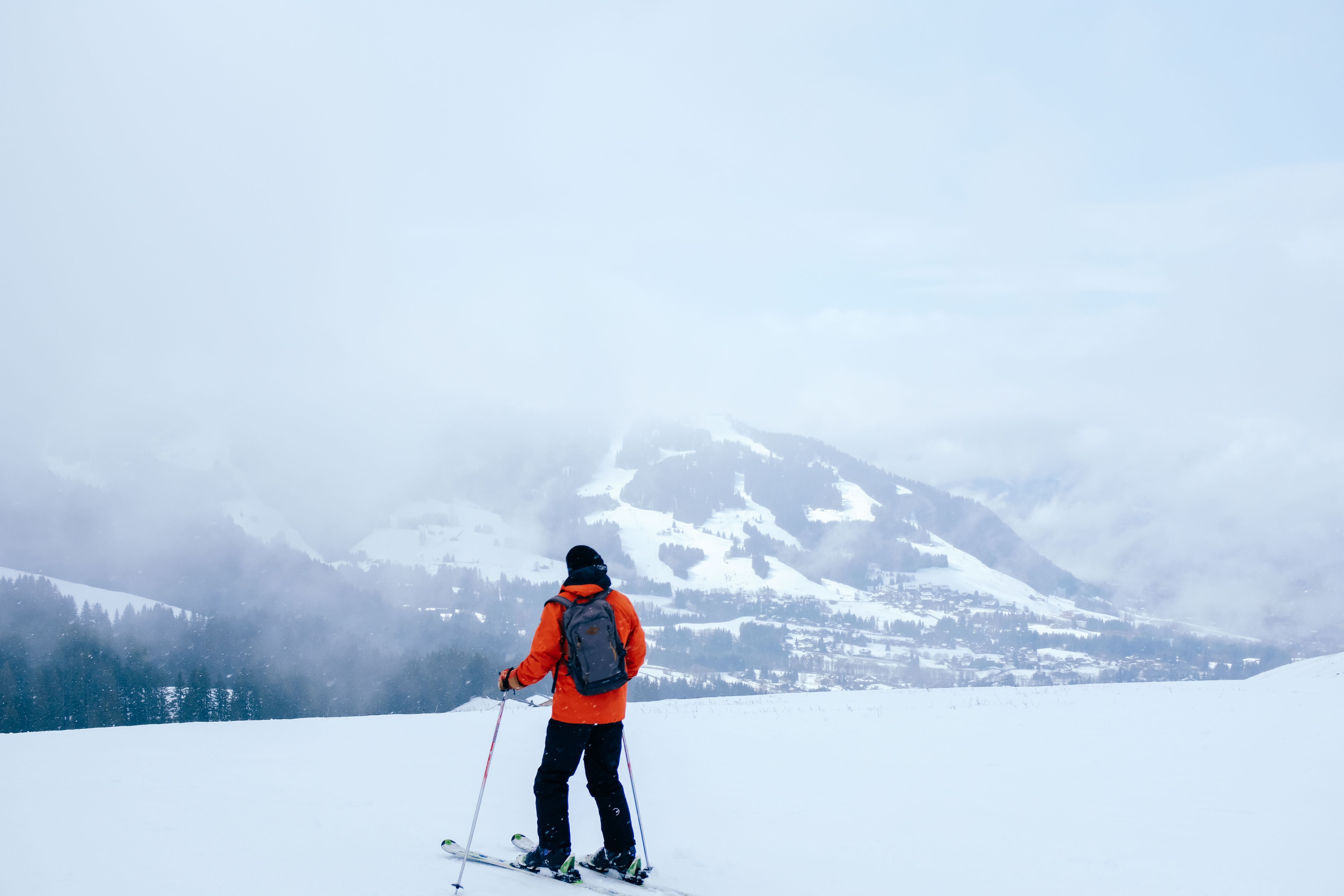 People Skiing on Snow Covered Ground · Free Stock Photo