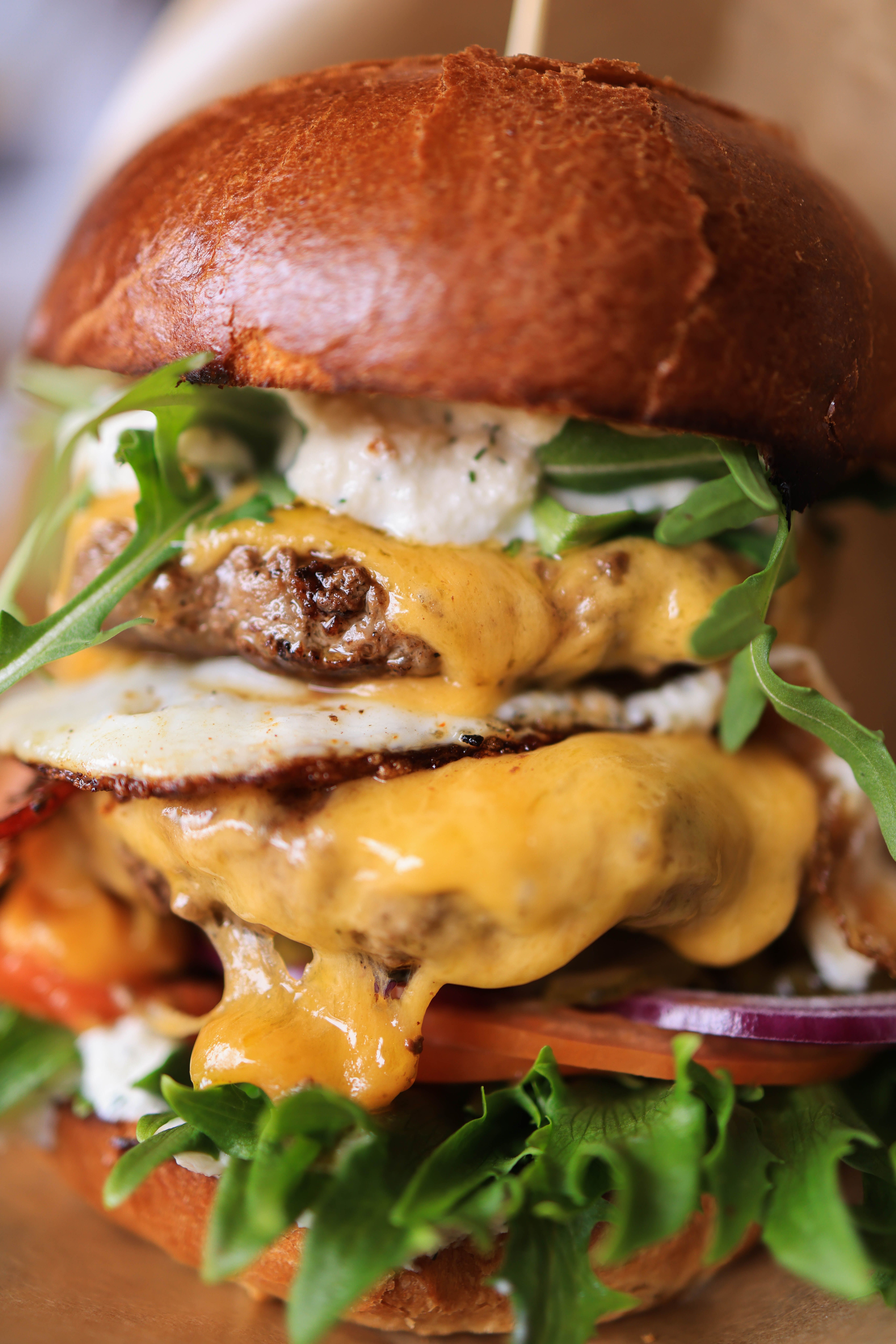 Delicious Mouth Watering Burger · Free Stock Photo