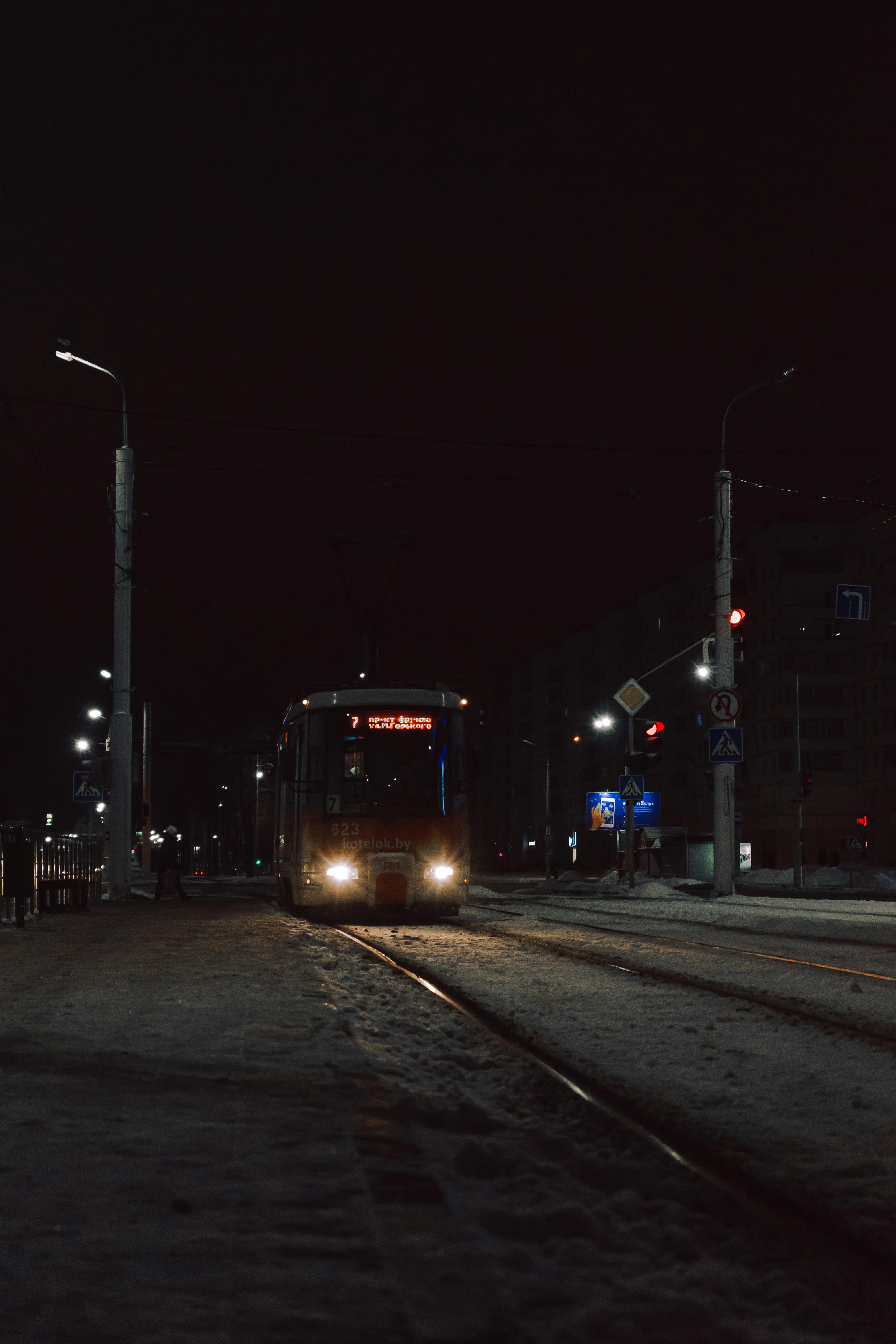 Photo of Tram During Winter · Free Stock Photo