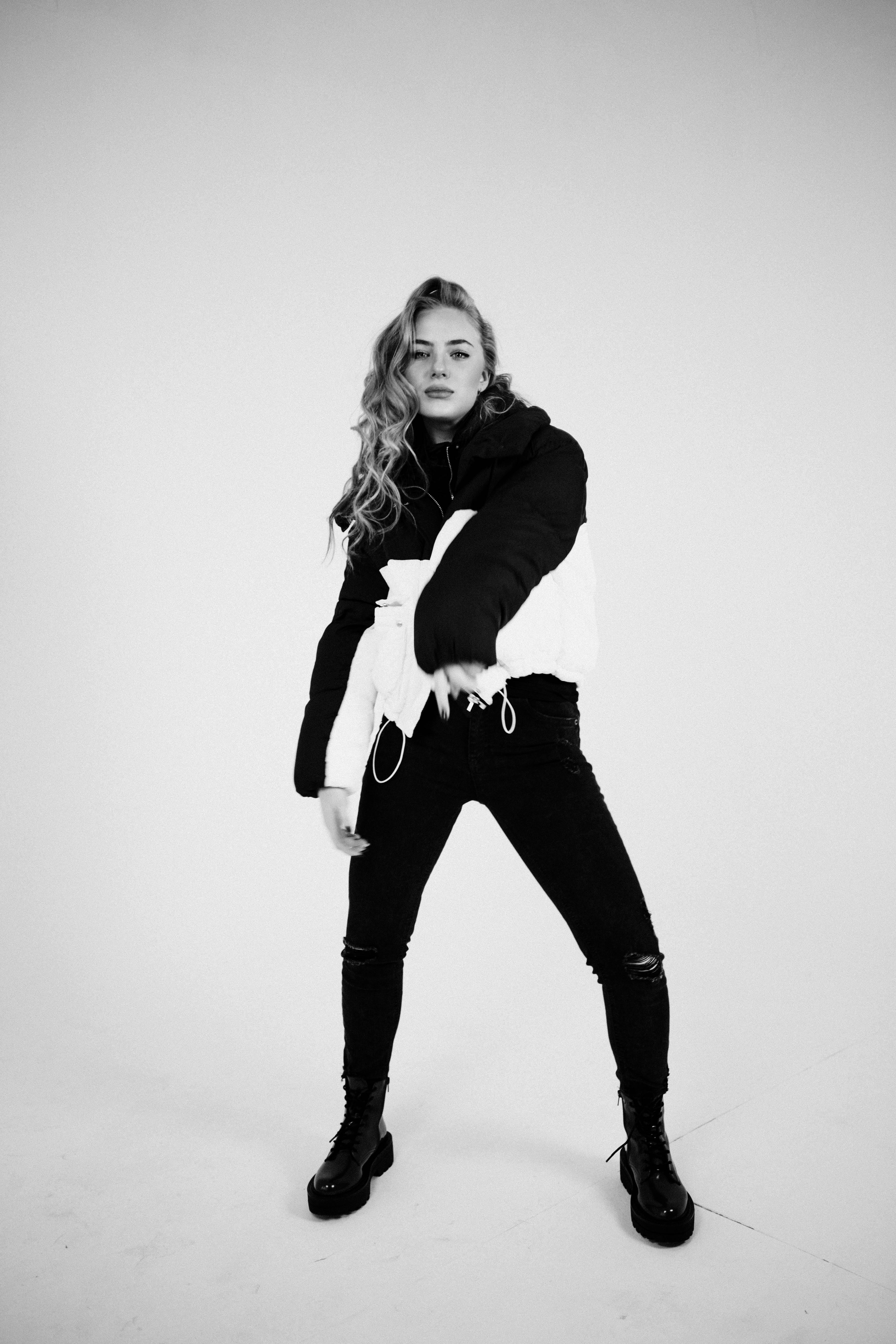 Young Model in a Hip Hop Dance Pose · Free Stock Photo