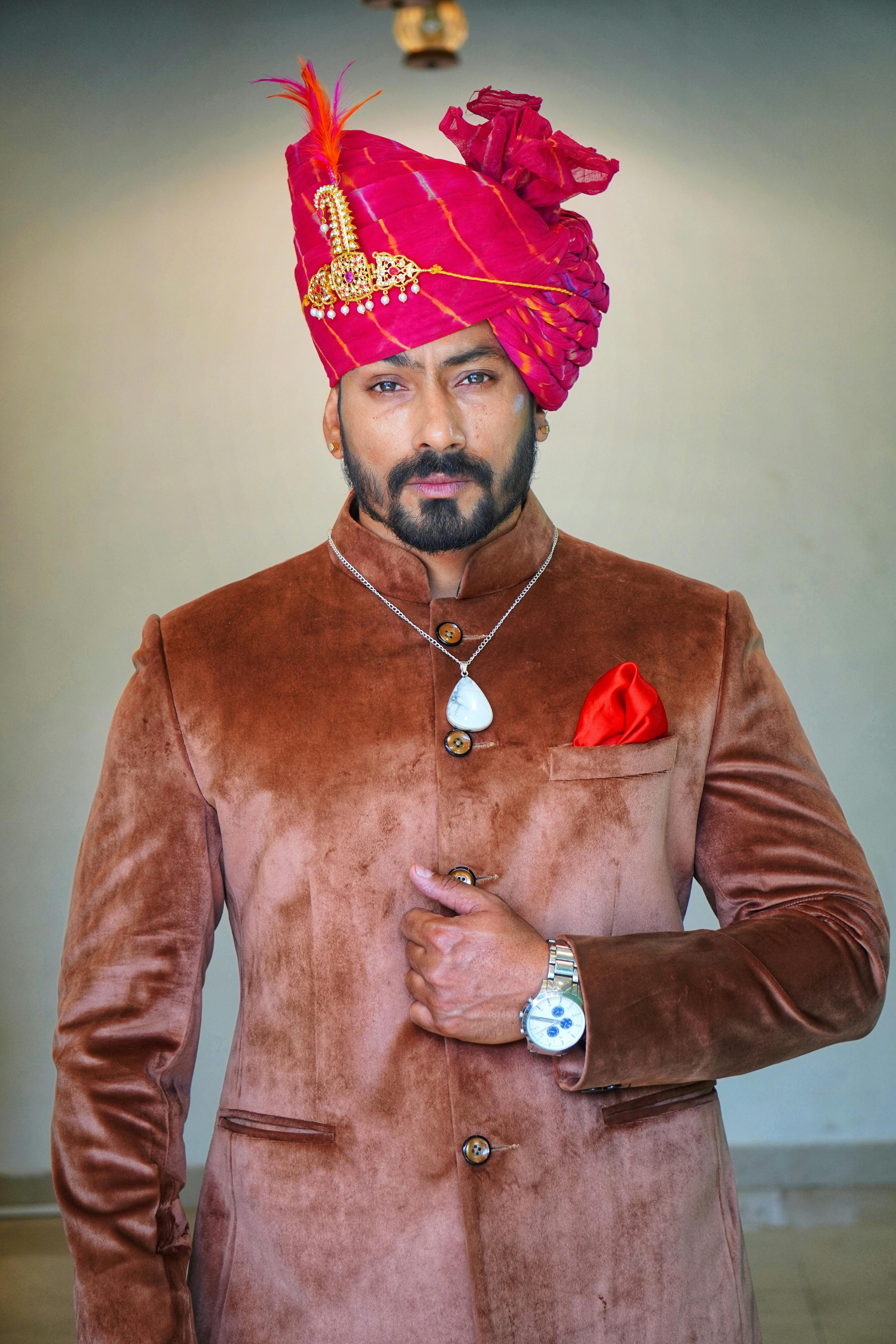 Portrait of Man in Traditional Clothing · Free Stock Photo