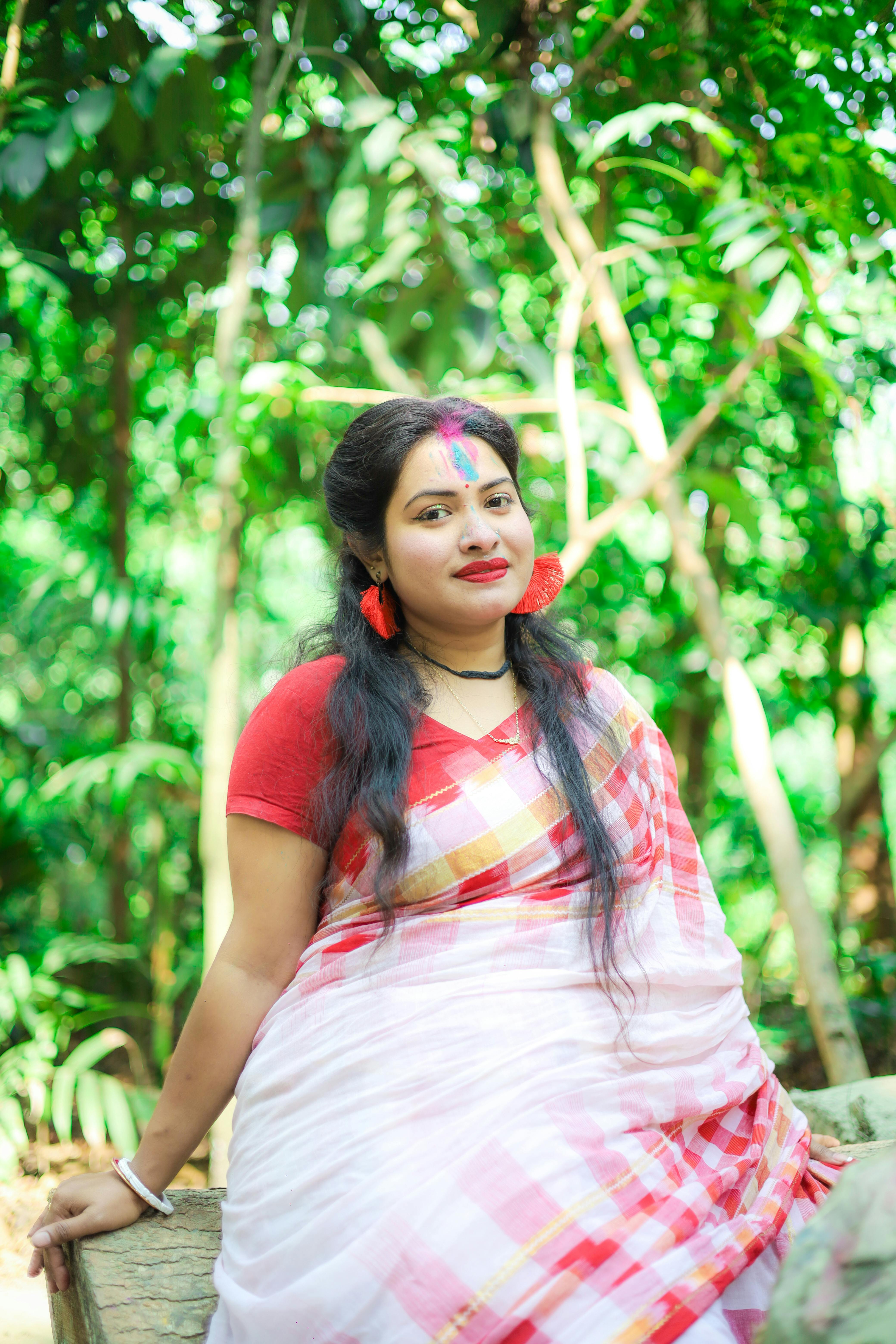 Woman in a Beautiful Traditional Dress · Free Stock Photo