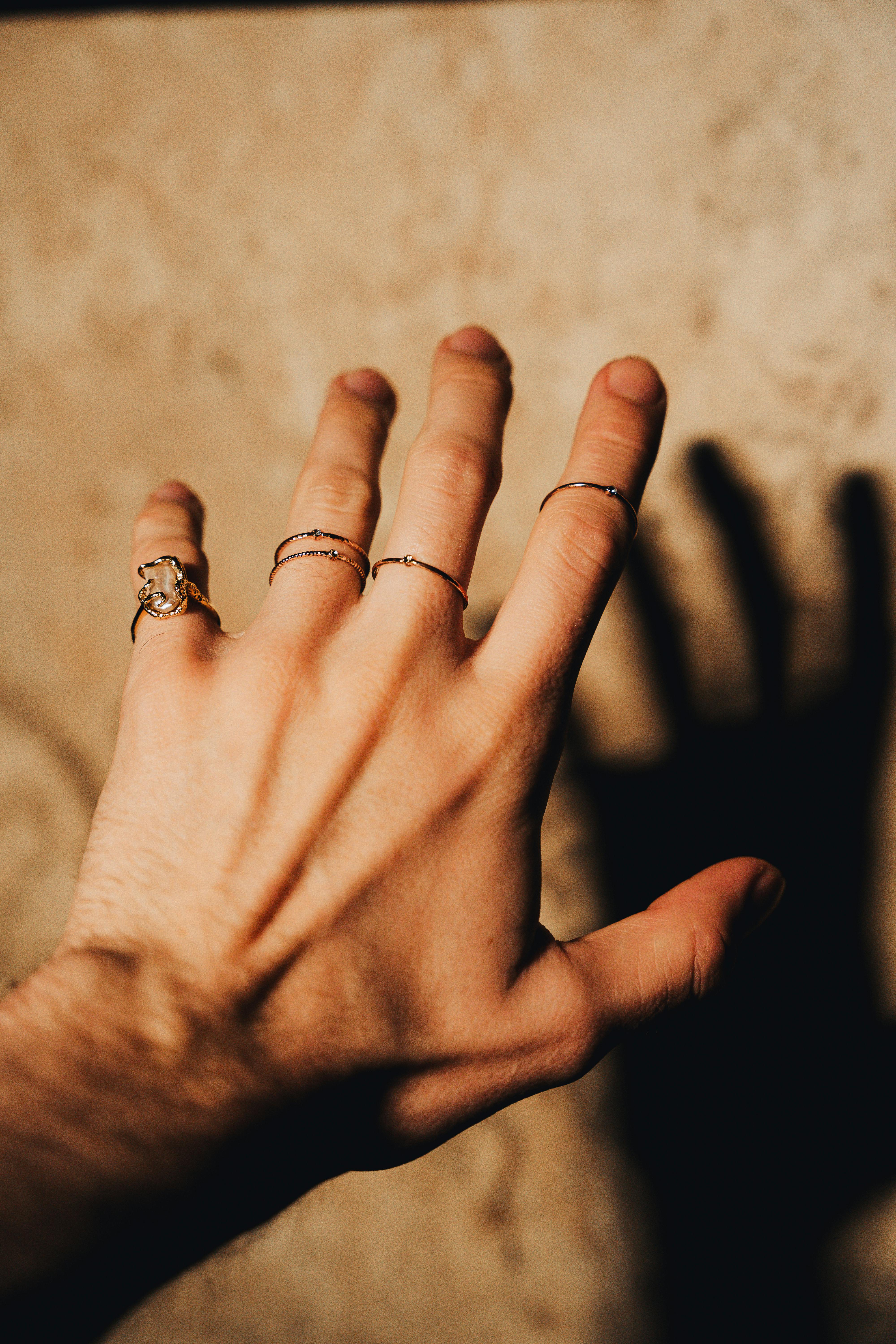 Rings on Hand · Free Stock Photo
