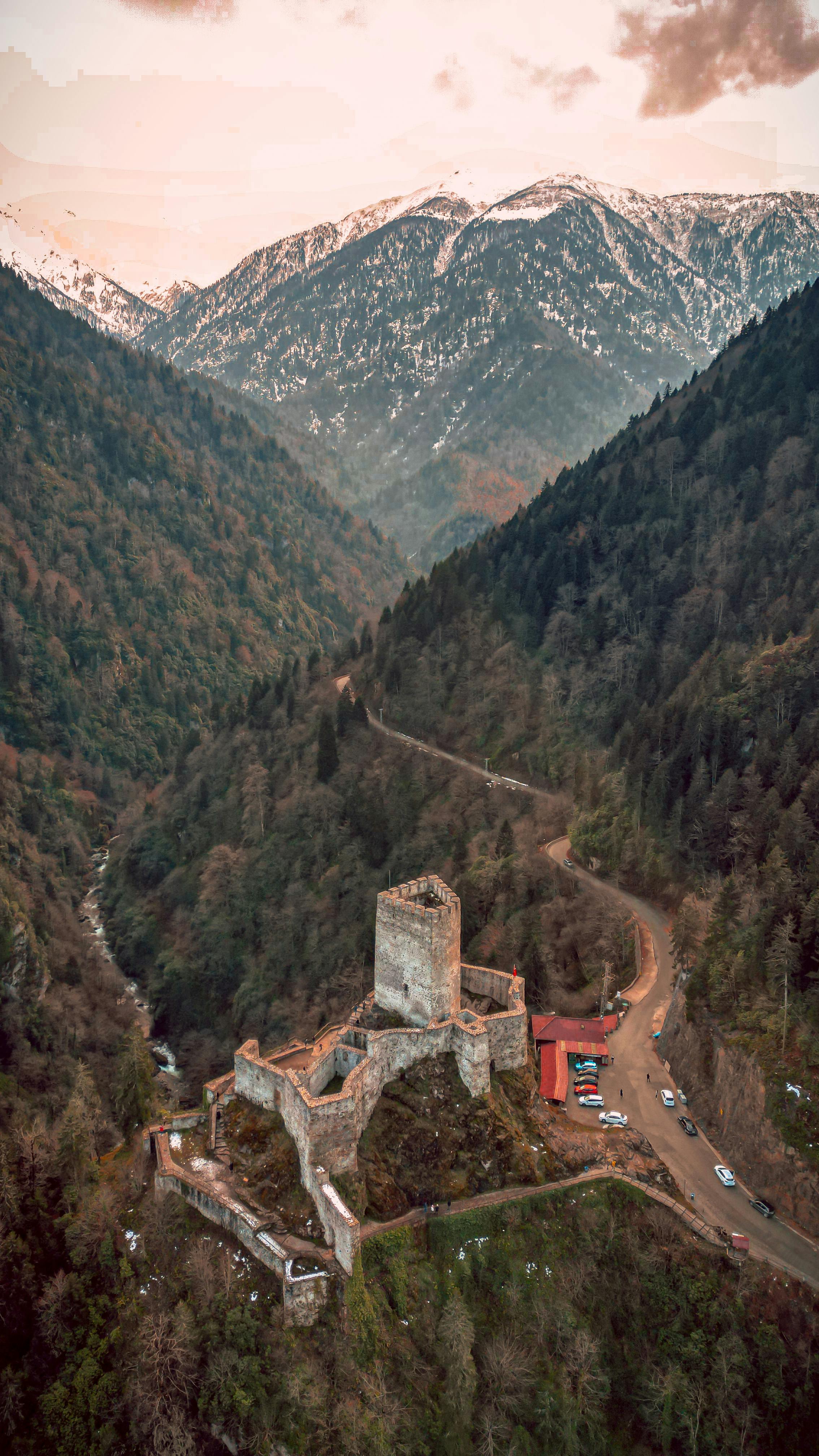 Medieval Castle in Mountains · Free Stock Photo
