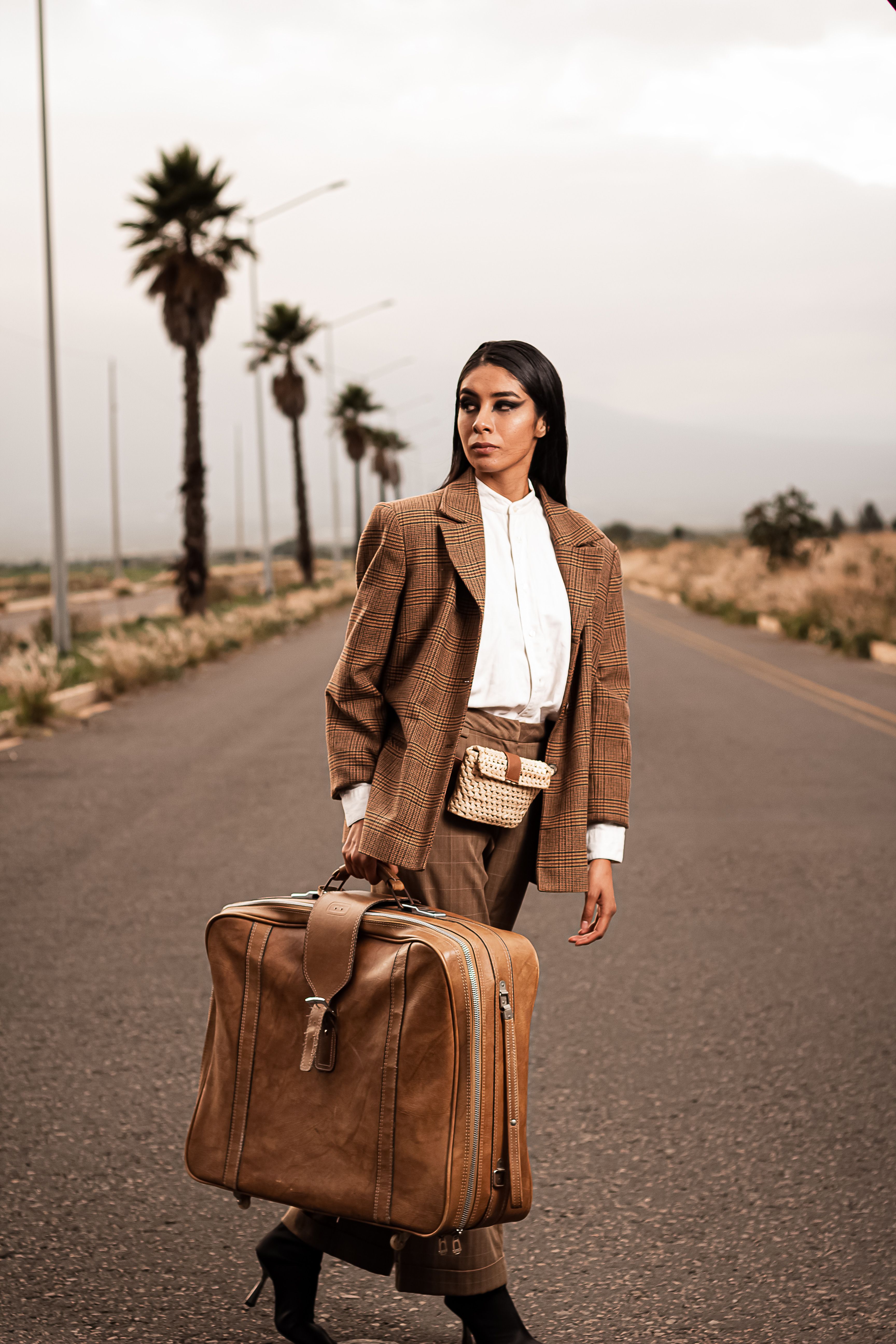 Woman with Suitcase · Free Stock Photo