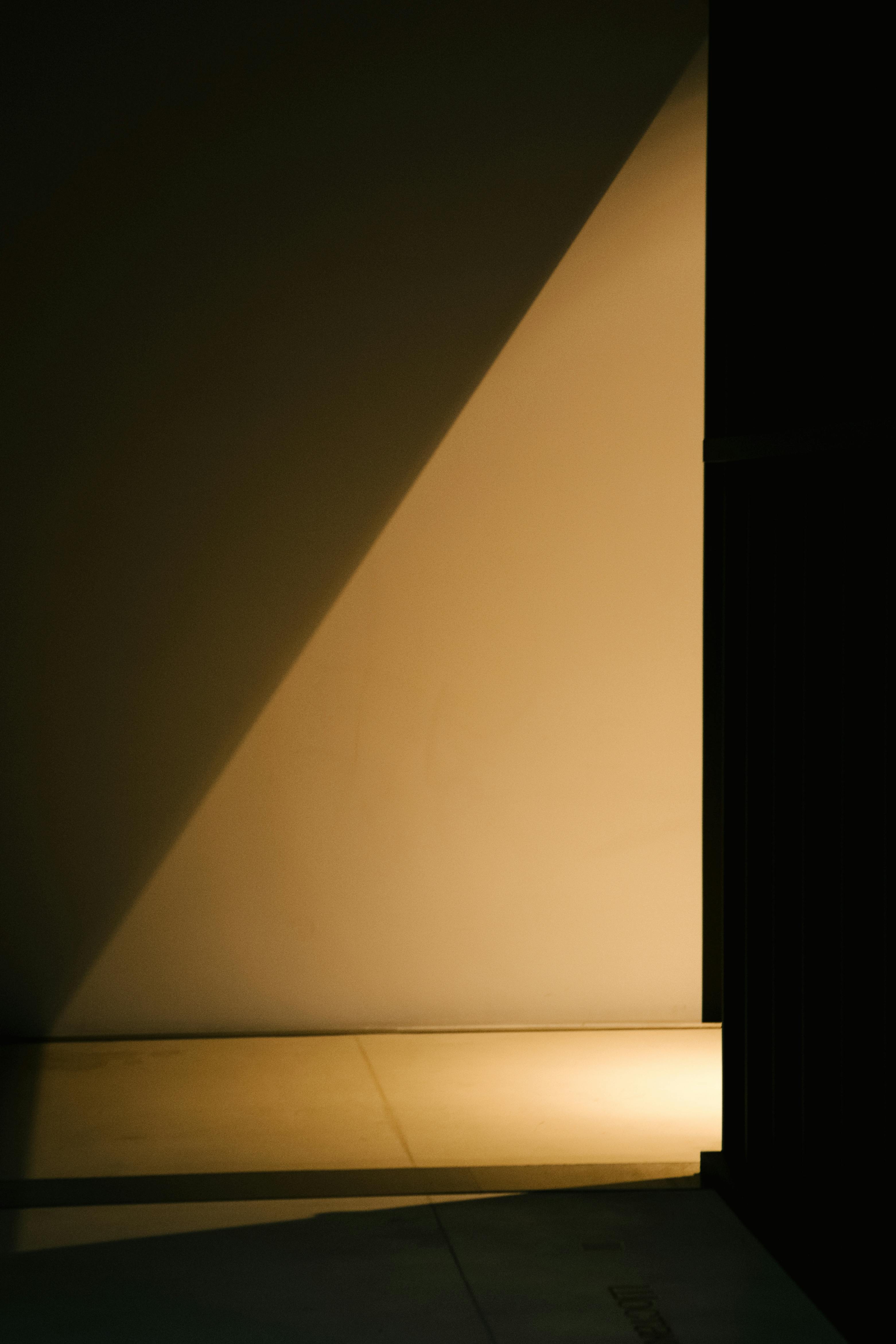 Shadows of glass flasks on wall · Free Stock Photo