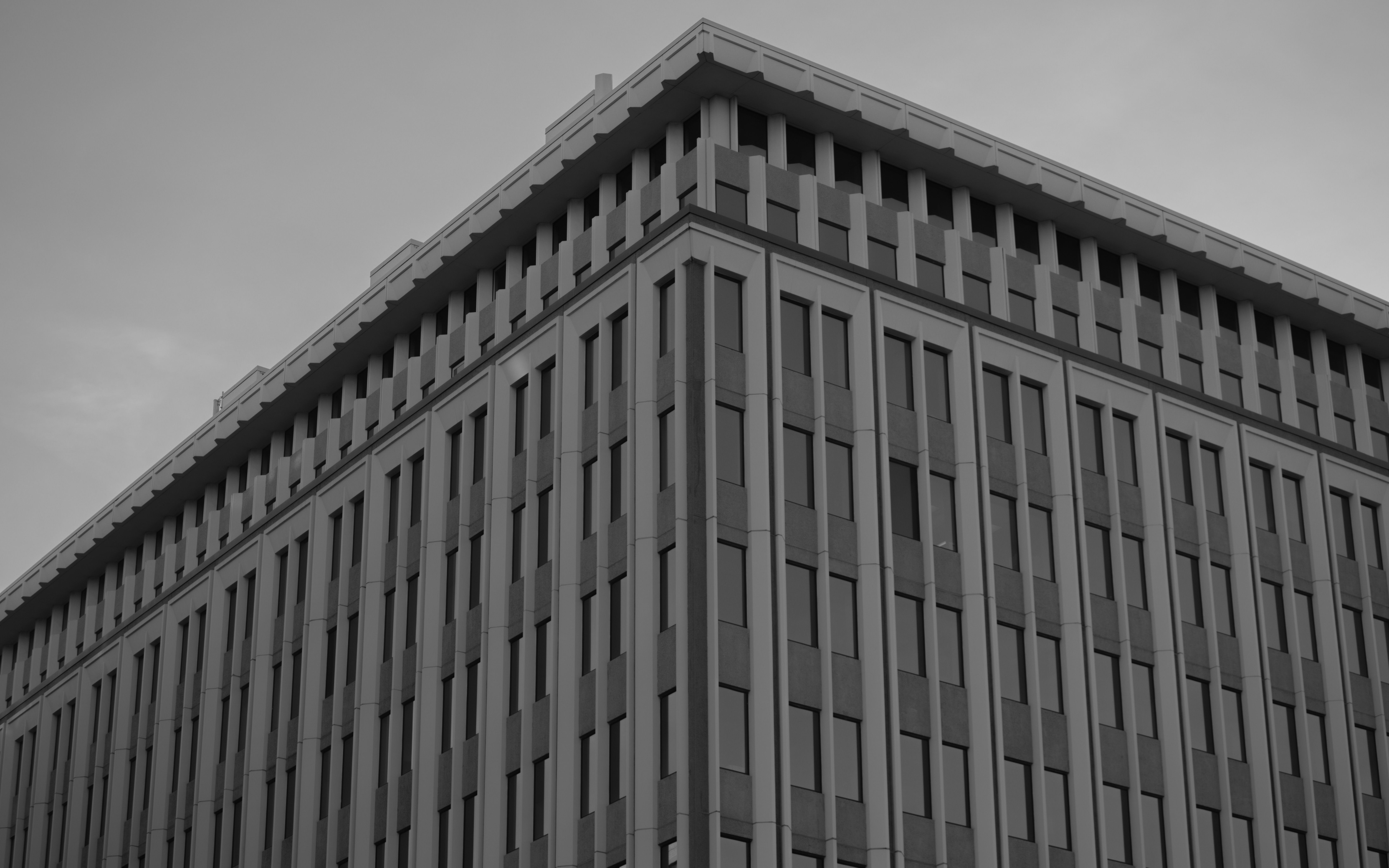 Corner of an Office Building · Free Stock Photo