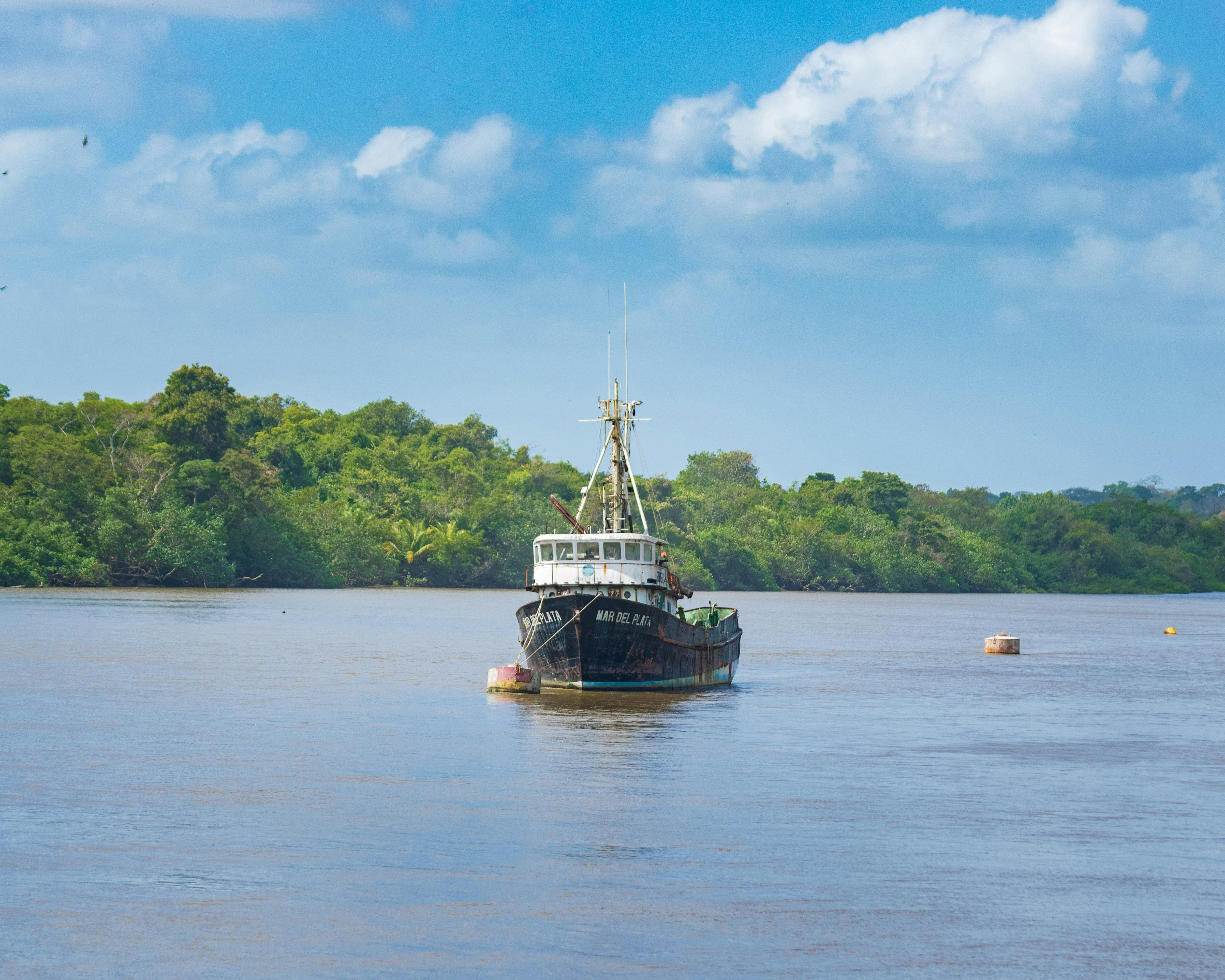 Trawler on River · Free Stock Photo
