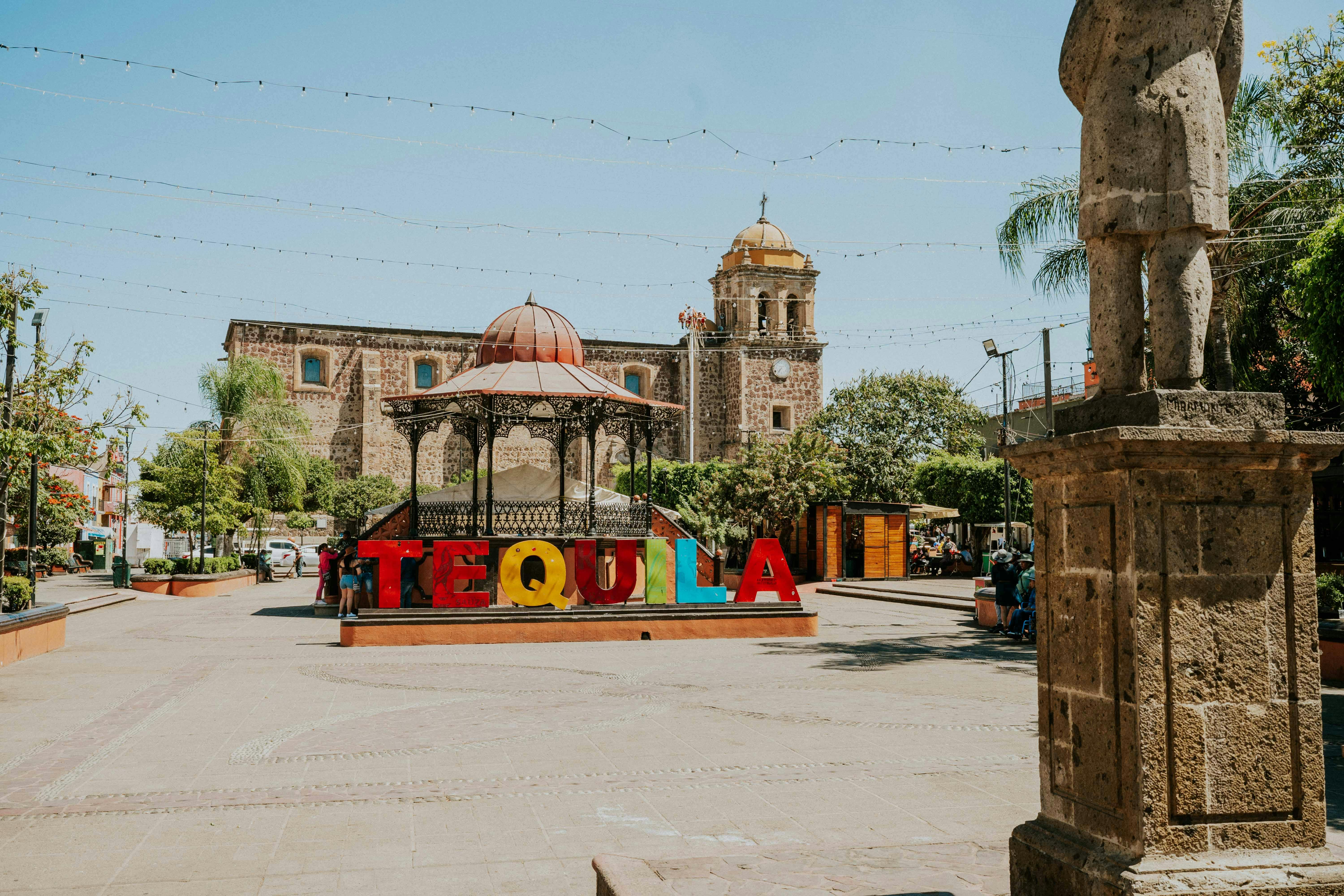 A Colorful Sign in the Town Square of Tequila, Jalisco, Mexico · Free ...