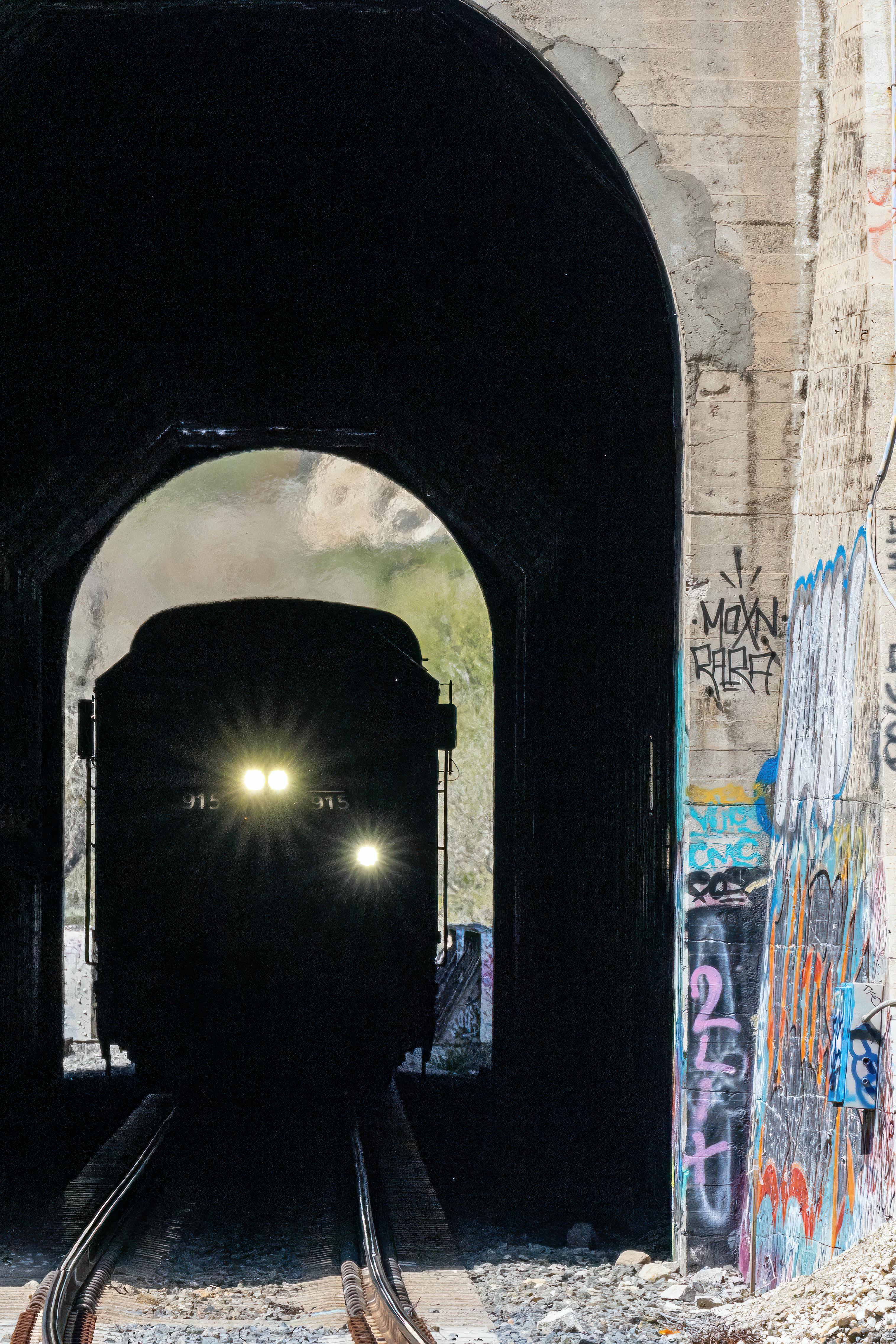 Tunnel and Train behind · Free Stock Photo
