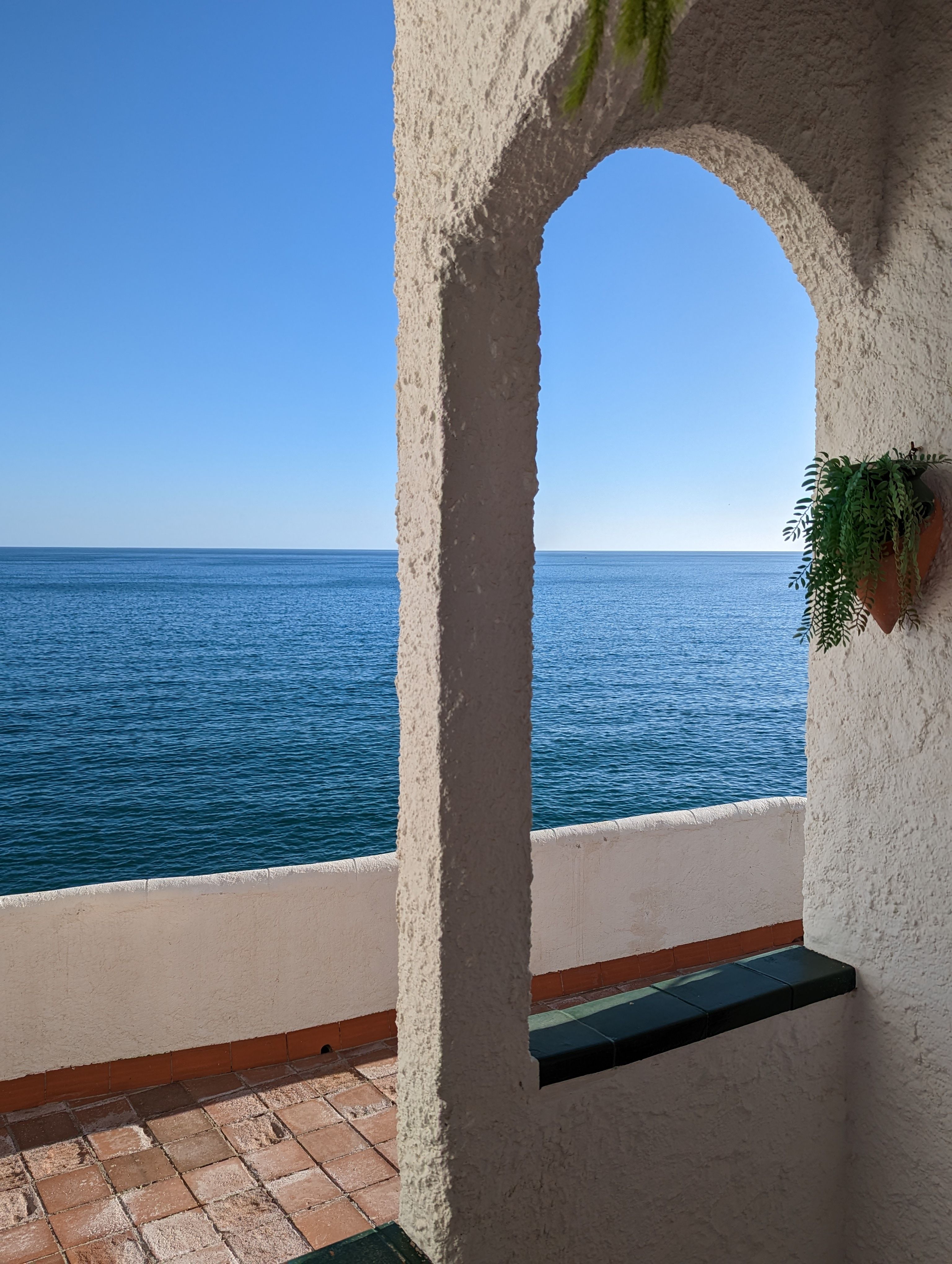 Terrace Overlooking the Sea · Free Stock Photo
