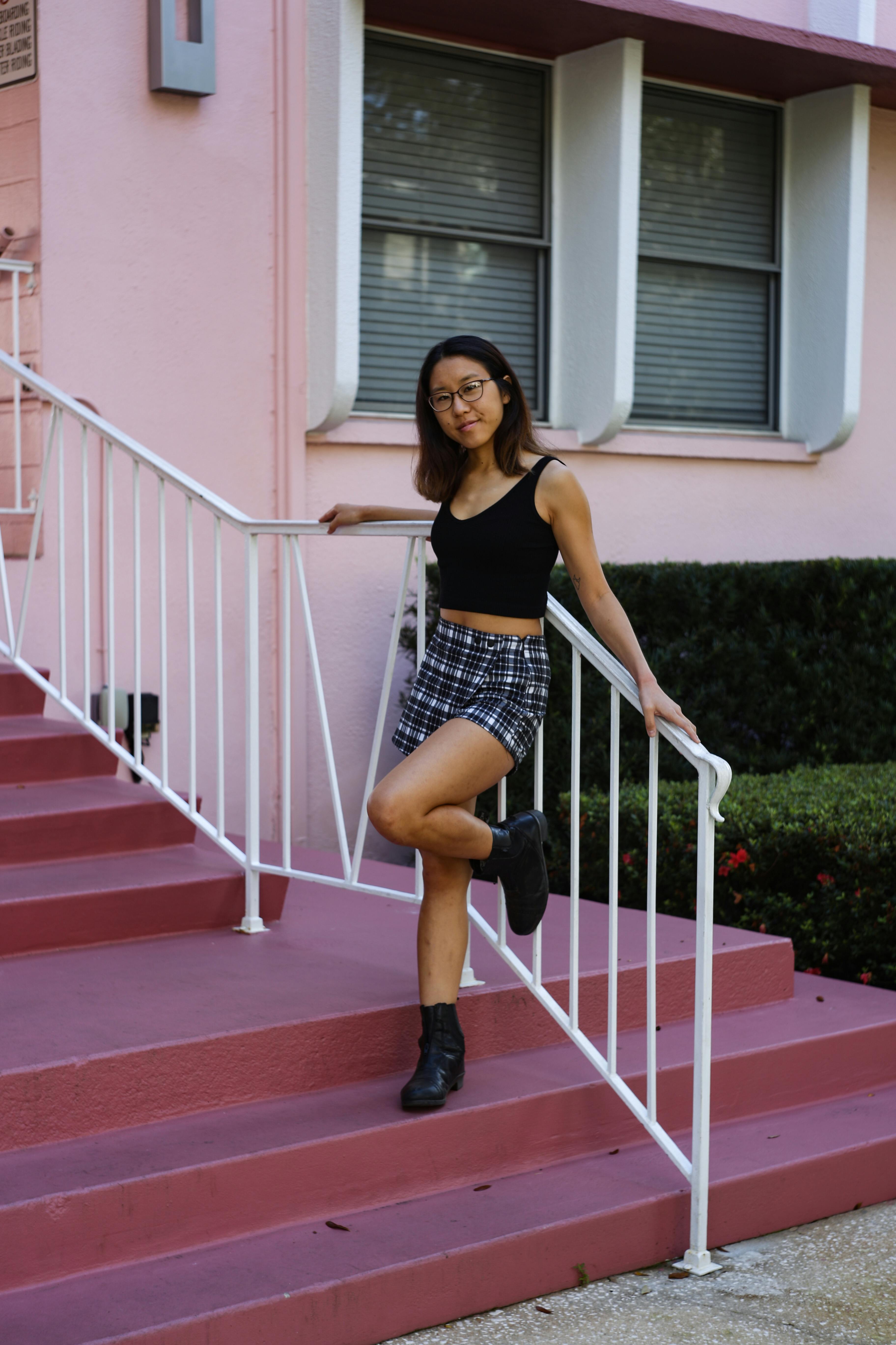 Model in Mini Skirt · Free Stock Photo