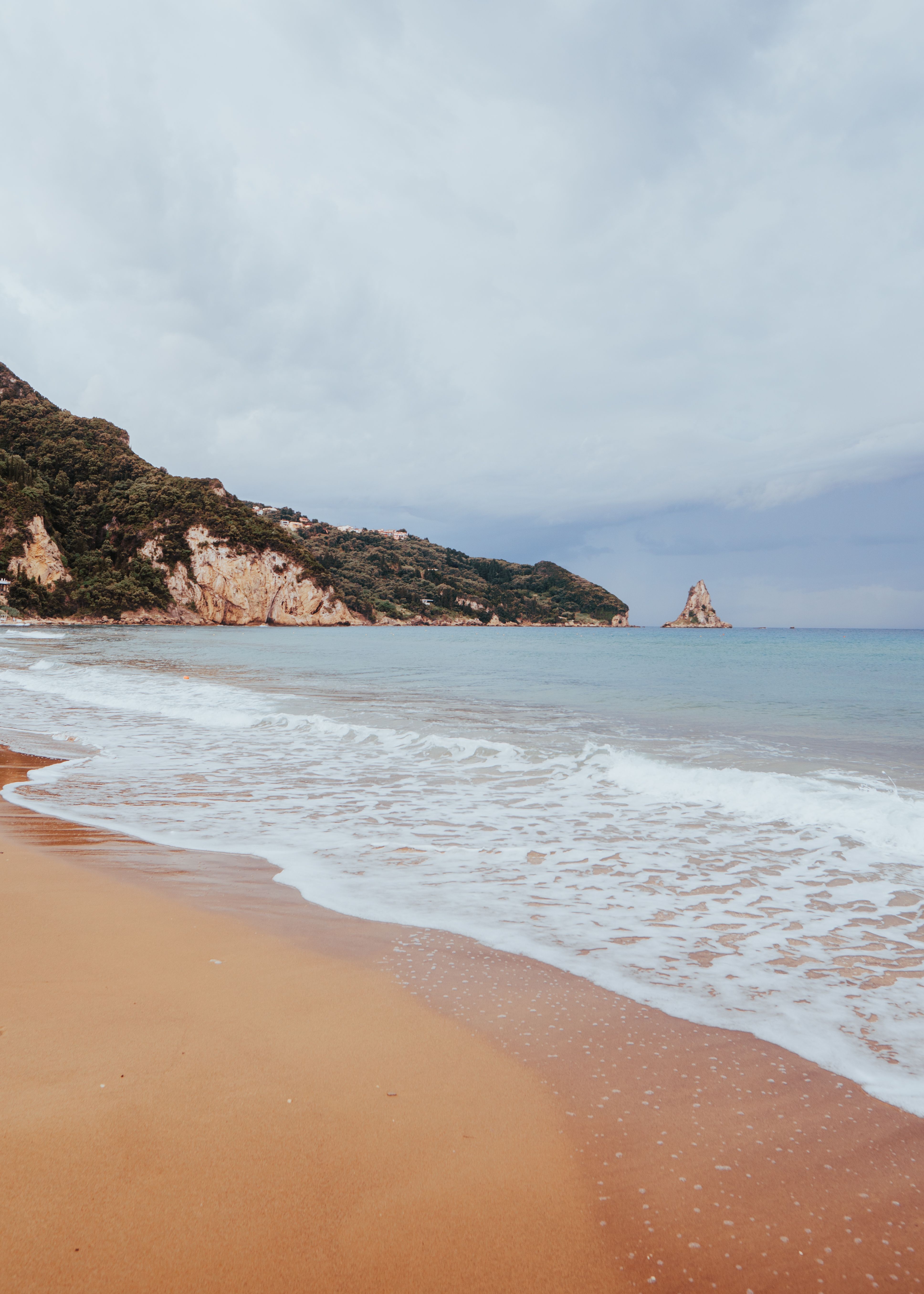 View of the Agios Gordios Beach, Corfu, Greece · Free Stock Photo