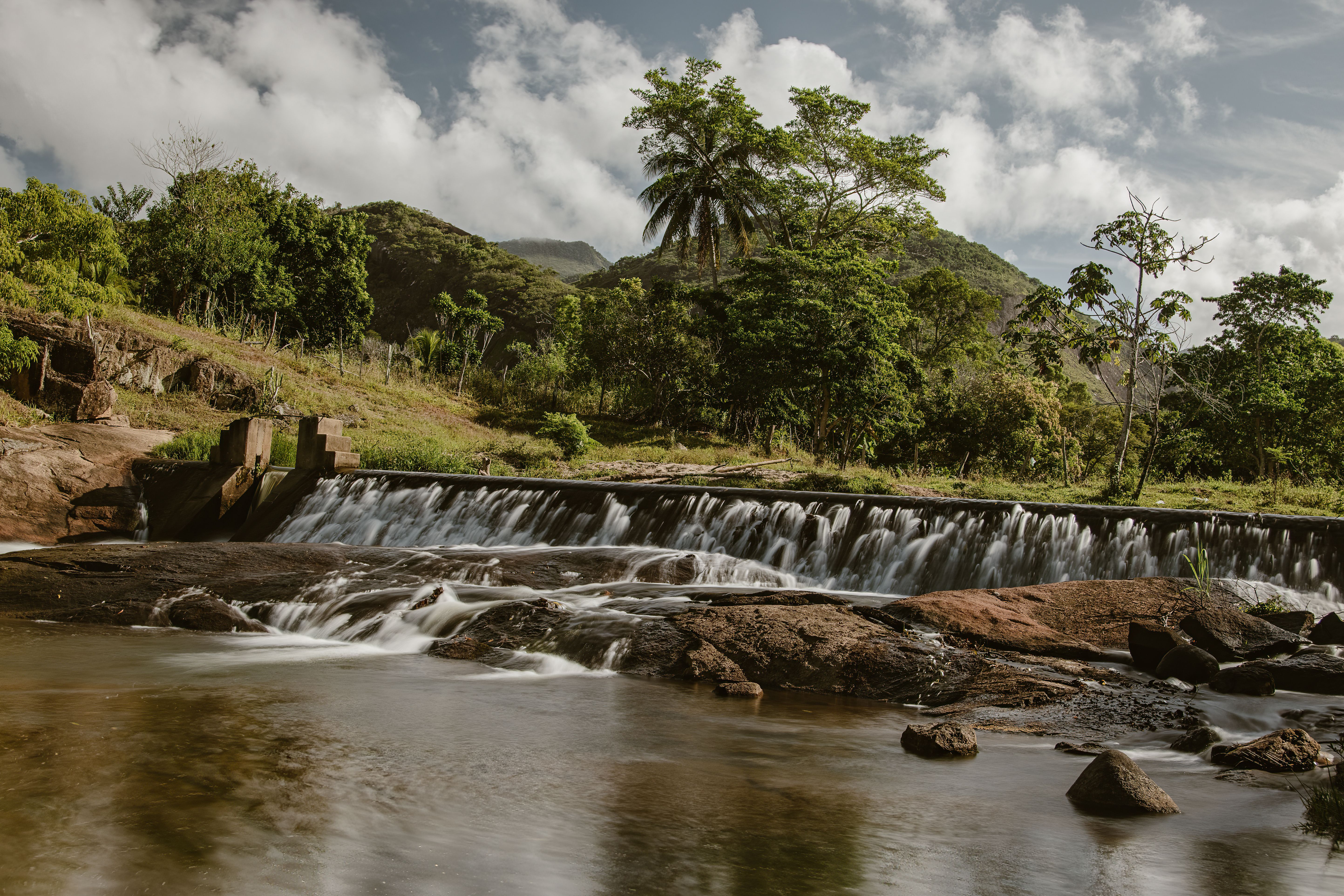 Two Waterfalls in Jungle · Free Stock Photo