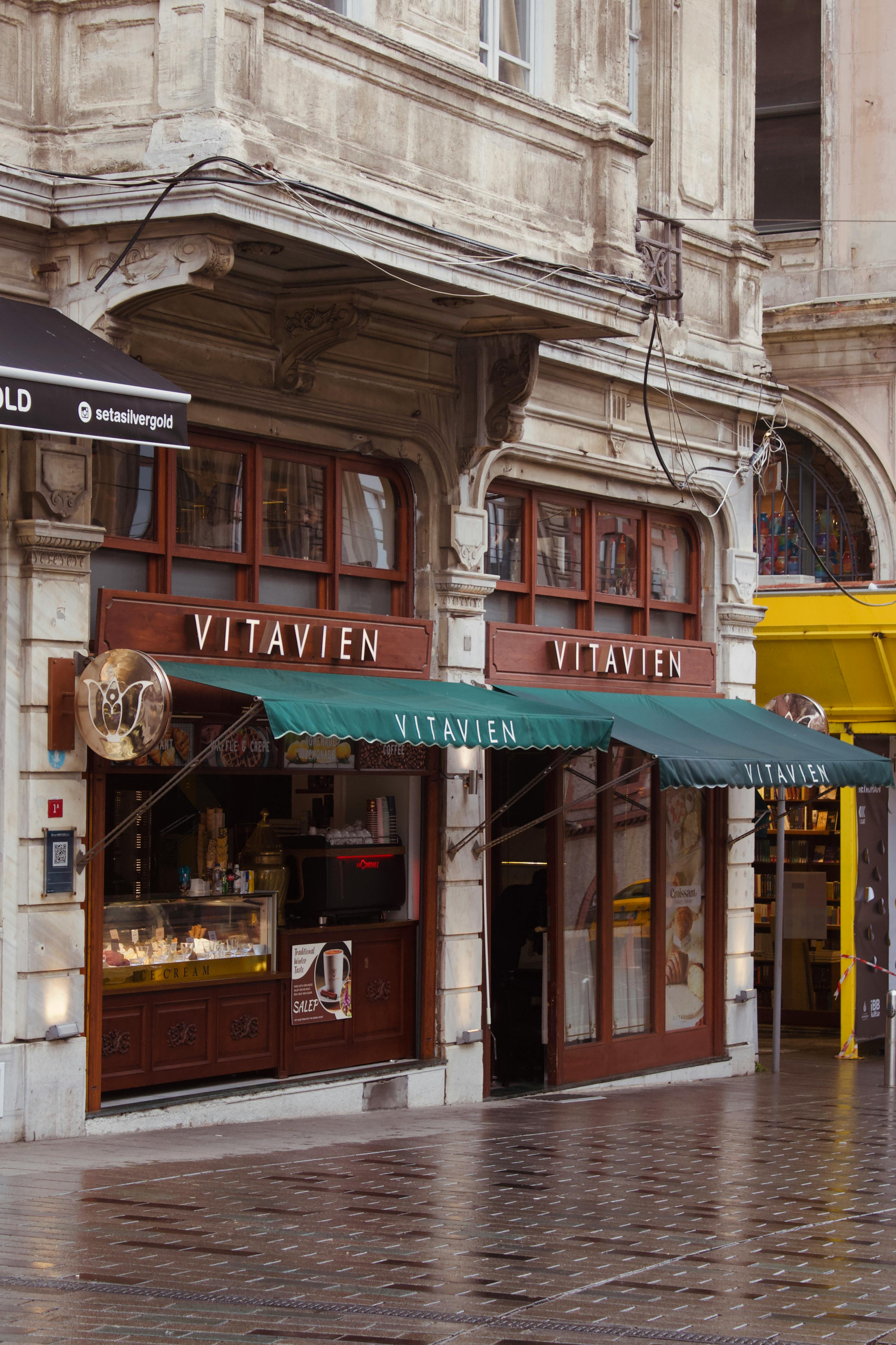 A Cafe in a Traditional Building in City · Free Stock Photo